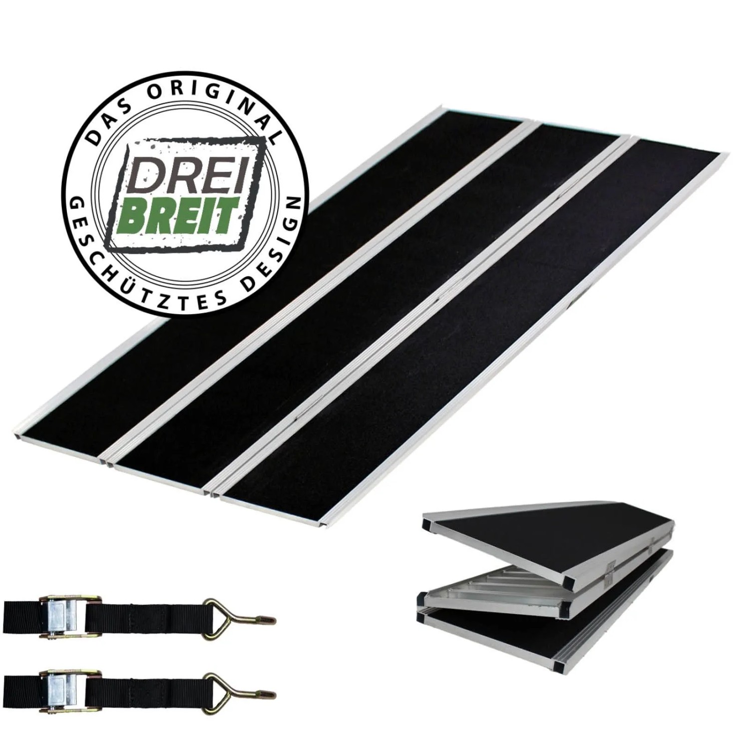 DREIBREIT Laderampe klappbar 3-fach 175 cm 1020 kg kaufen bei OBI