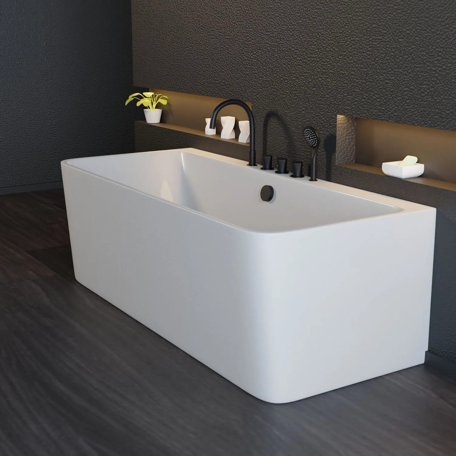 Schne Freistehende Badewanne Mit Armatur Bilder