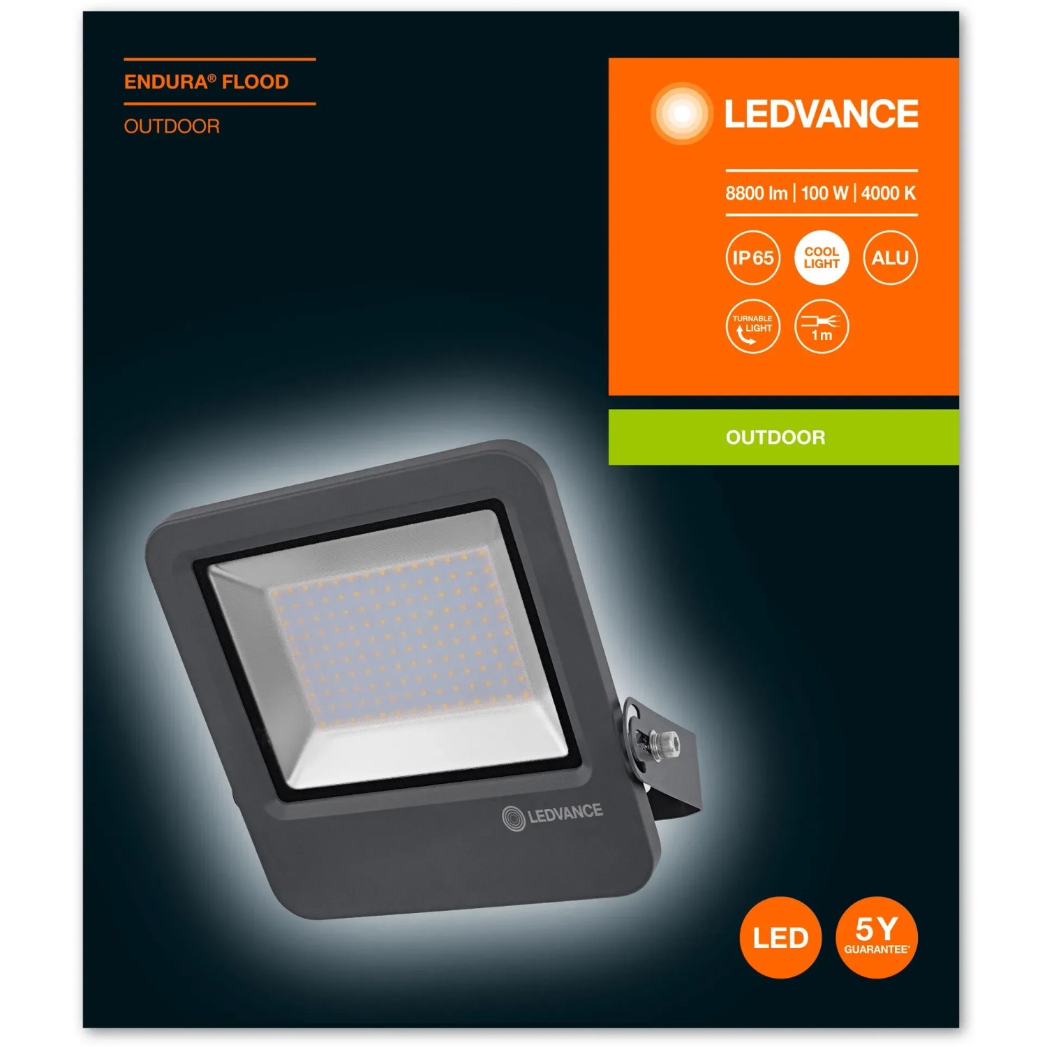 LEDVANCE Fluter Endura Flood 100 W 4000 K IP65 Dunkelgrau kaufen bei OBI