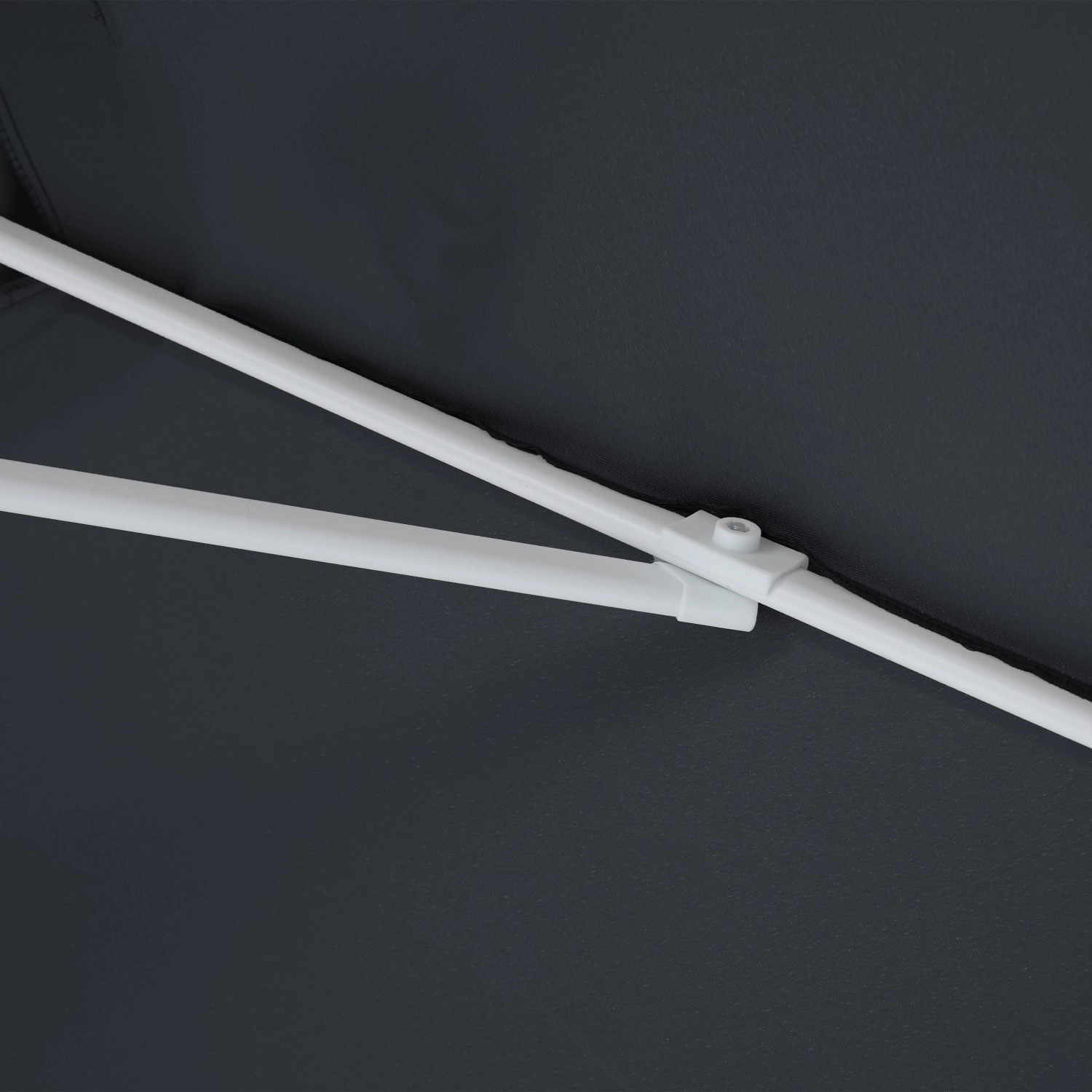 Axi Ampelschirm Coco 200 cm x 300 cm Grau/Weiß kaufen bei OBI