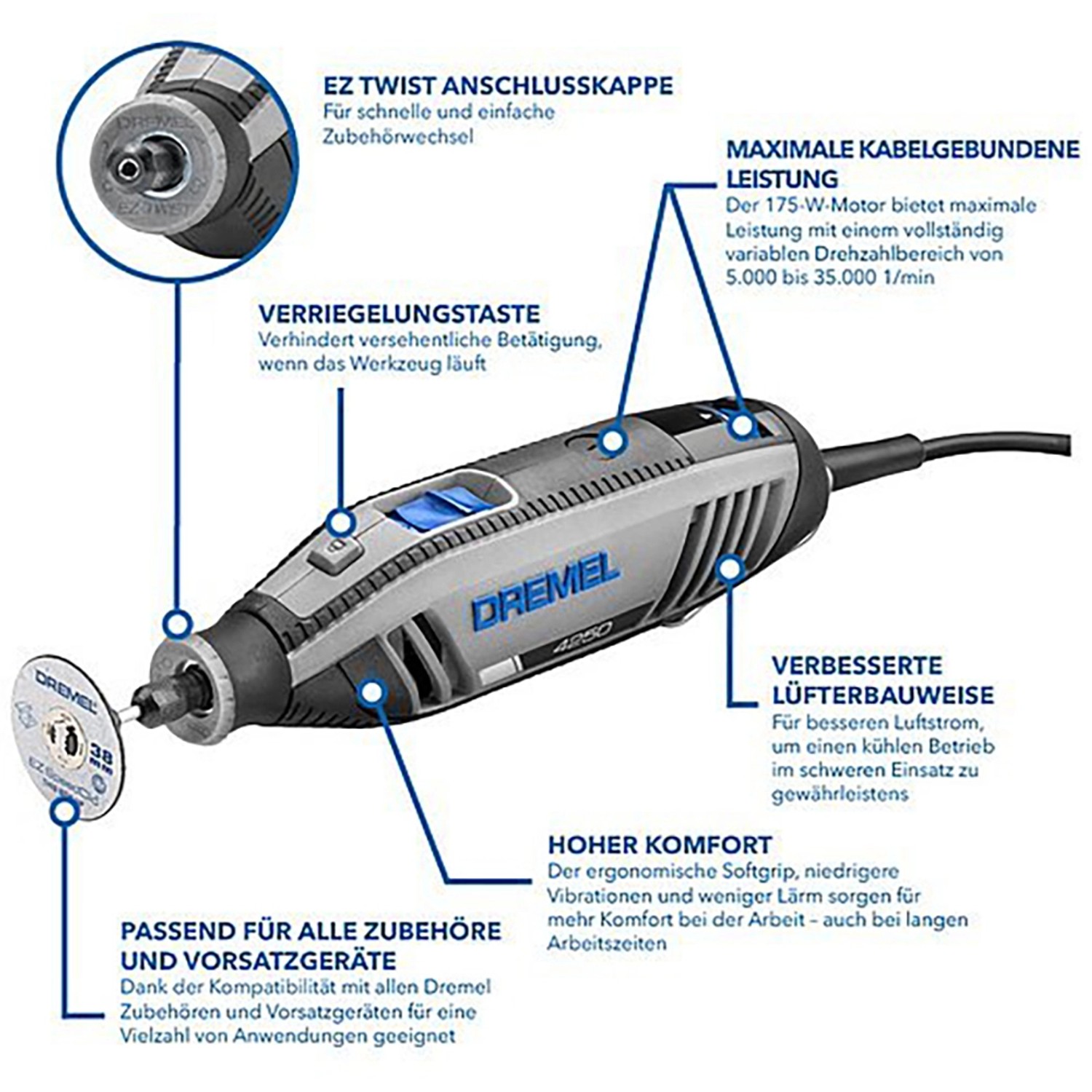 Dremel Multifunktionswerkzeug 4250 35 im Softbag kaufen bei OBI