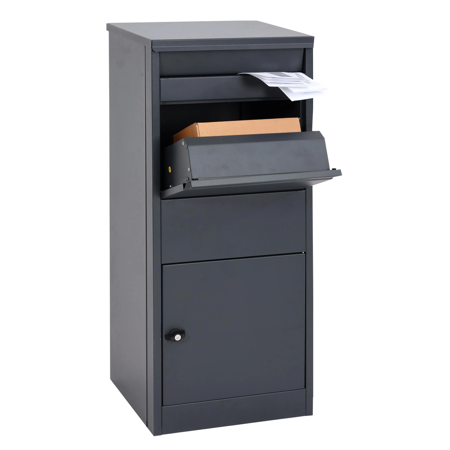 MCW Paketkasten G80 Größe L Verzinkt anthrazit kaufen bei OBI