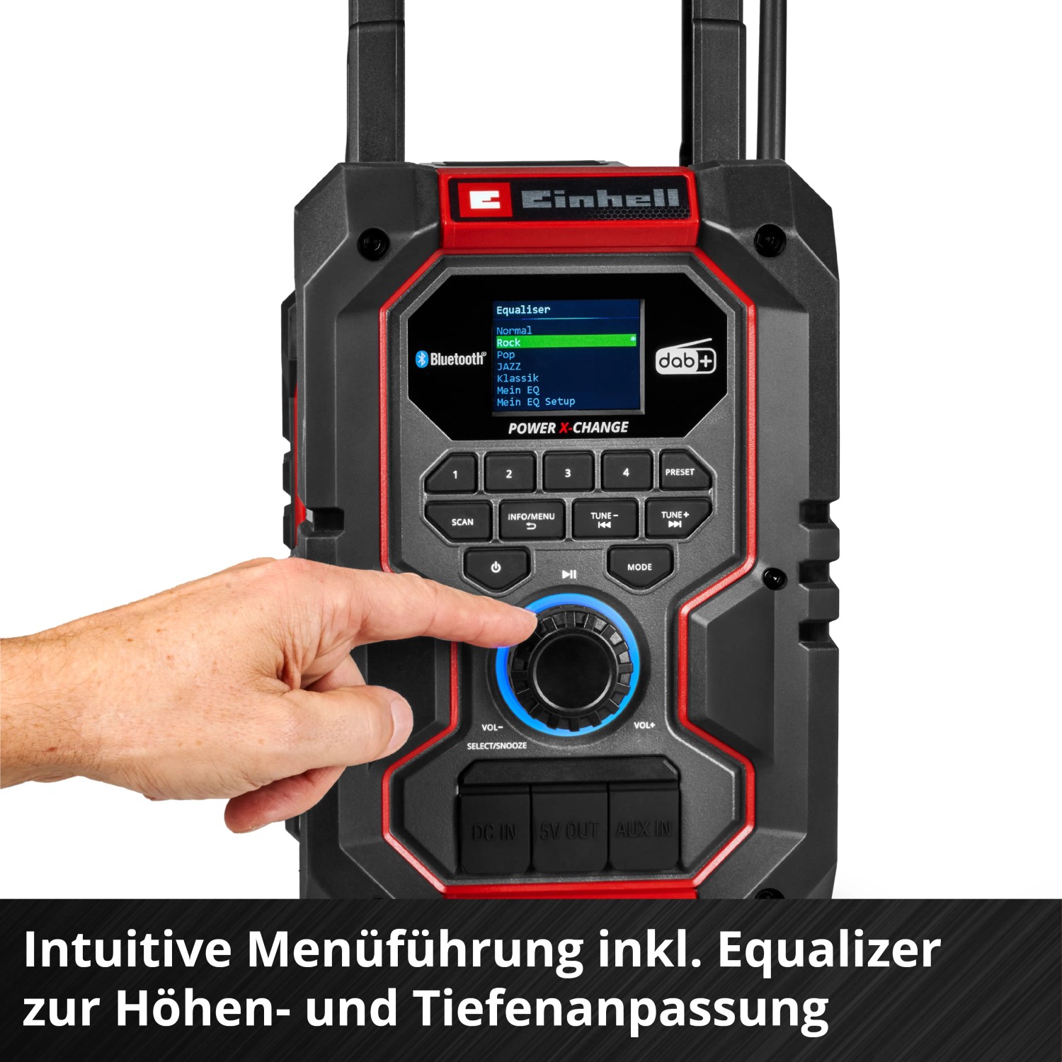 Einhell Akku-Radio TE-CR 18 Li DAB+/FM/BT Solo kaufen bei OBI