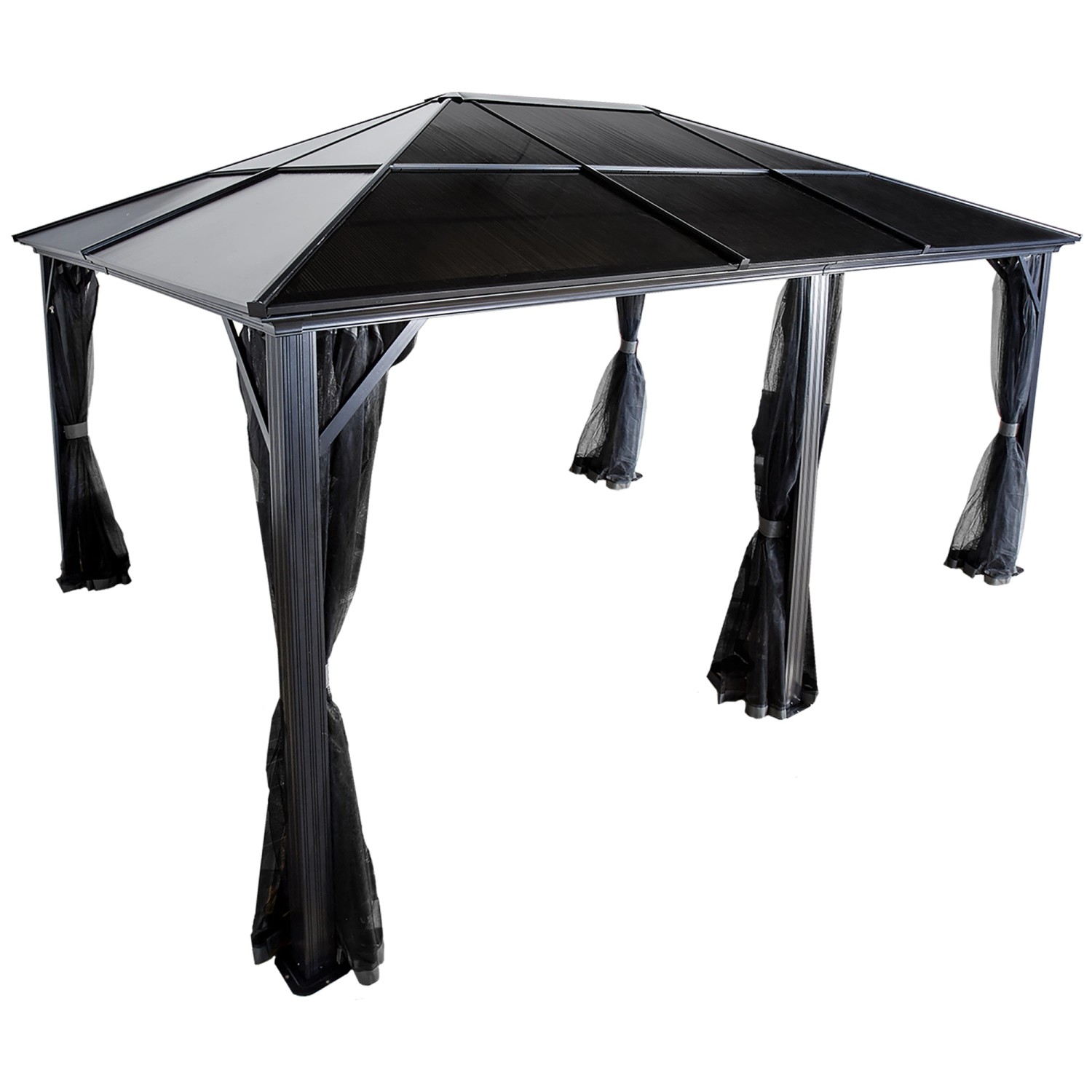 Sojag Pavillon Meridien 12 x 16 Anthrazit kaufen bei OBI