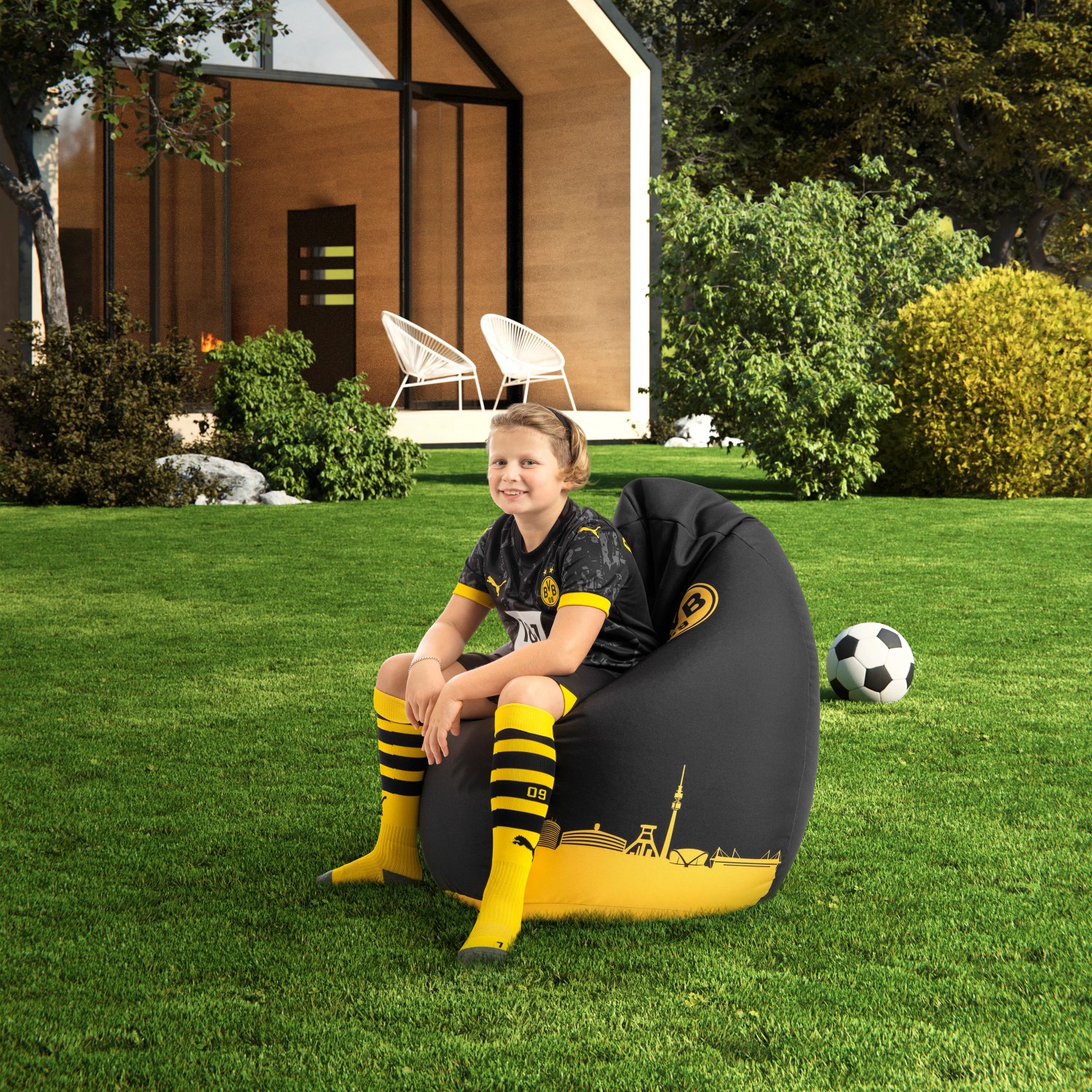 Sitting Point Sitzsack BeanBag BVB VIP 220 l Schwarz kaufen bei OBI