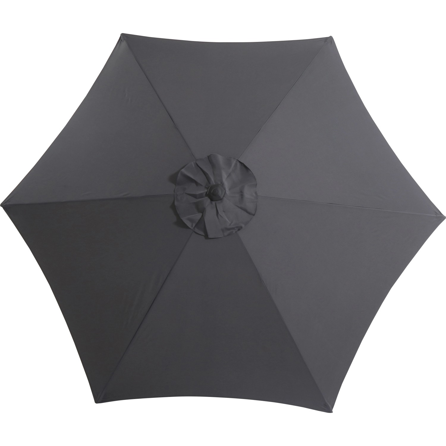 Marktschirm Honolulu Ø 300 cm Anthrazit mit Kurbel kaufen bei OBI