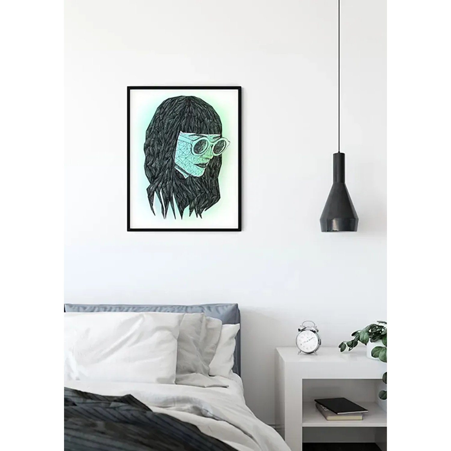 Komar grünes Wandbild Grid 40 x 50 cm kaufen bei OBI