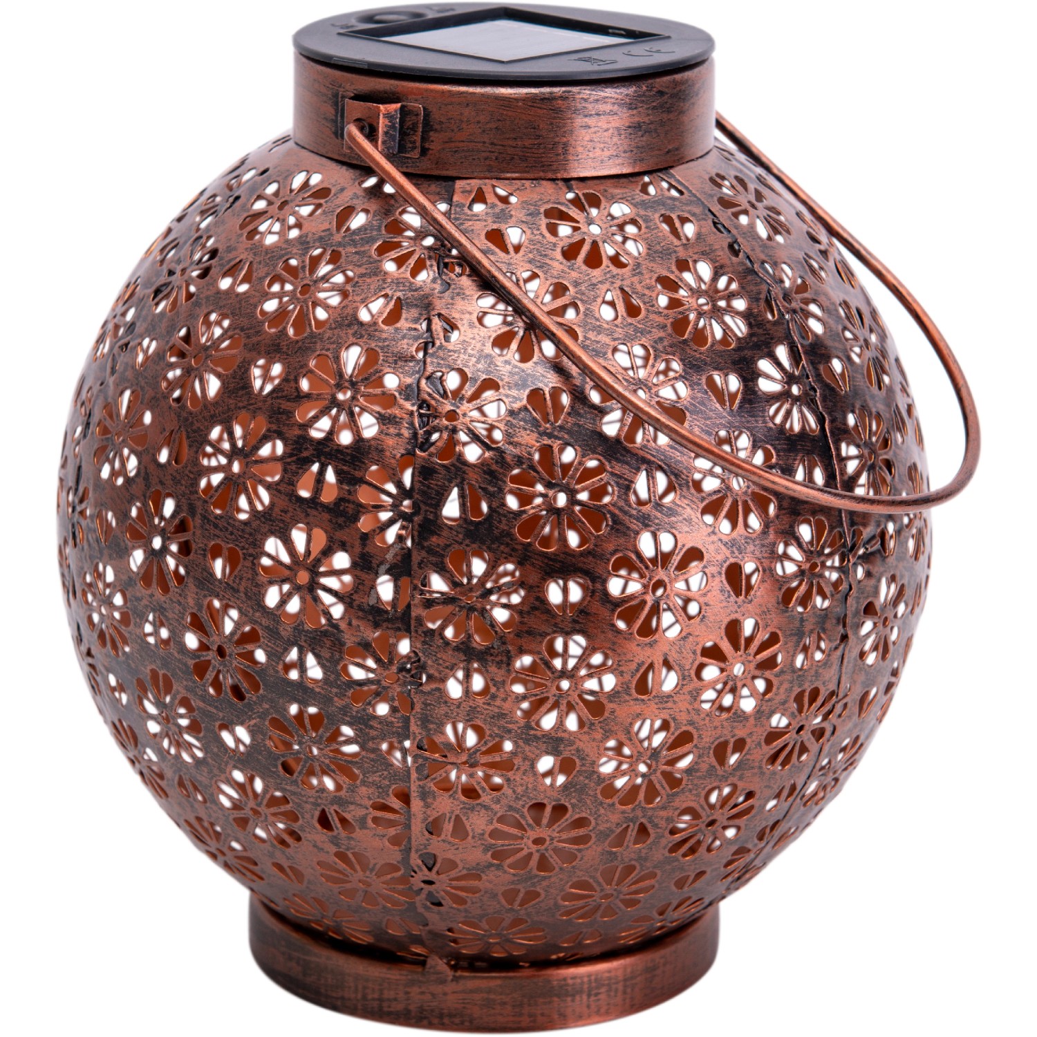 Näve LED-Deko-Solarleuchte Bronze 2er-Set 18 cm kaufen bei OBI