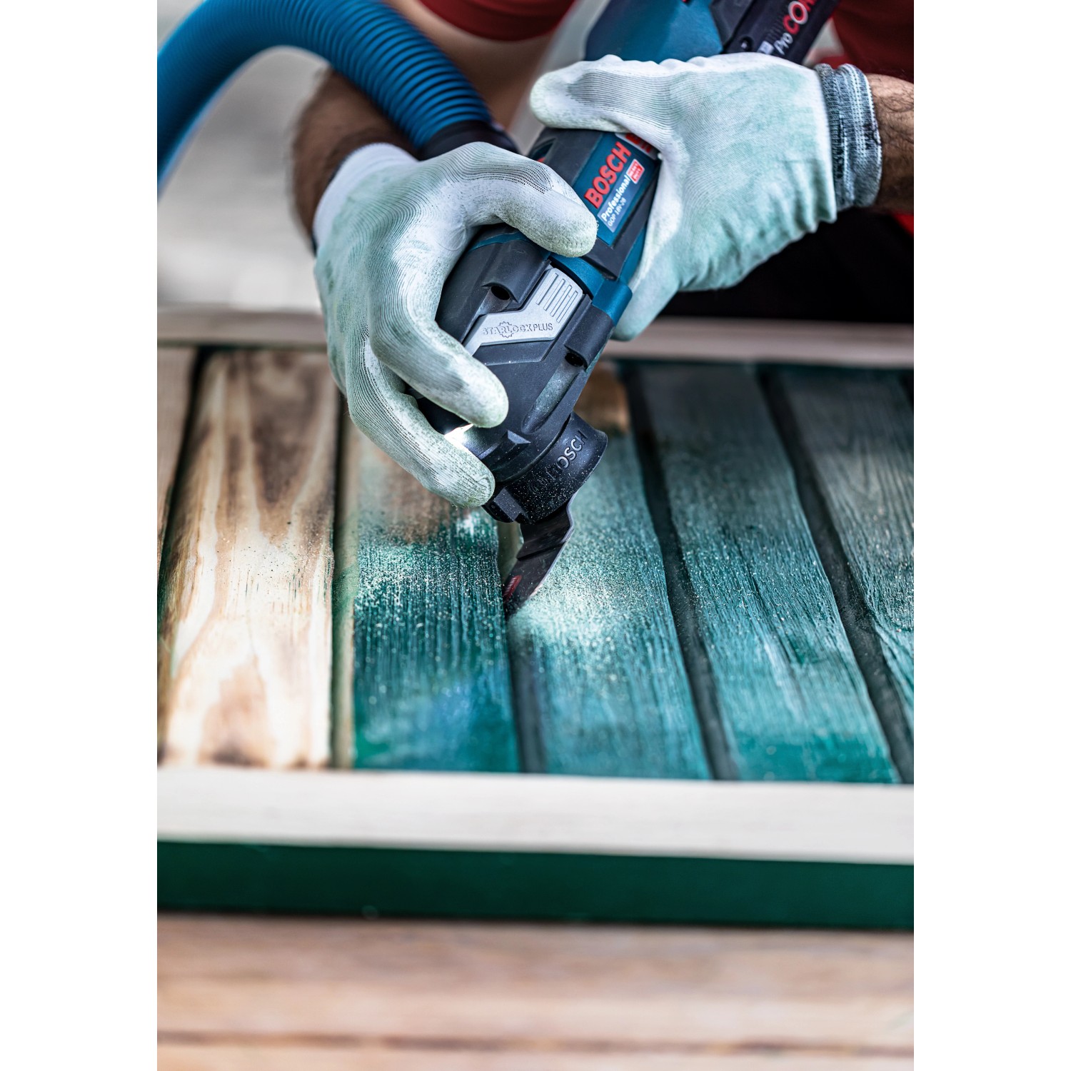 Bosch Expert Schleifplatte Starlock Multi Material AVZ32 RT4 32 mm x 50 ...