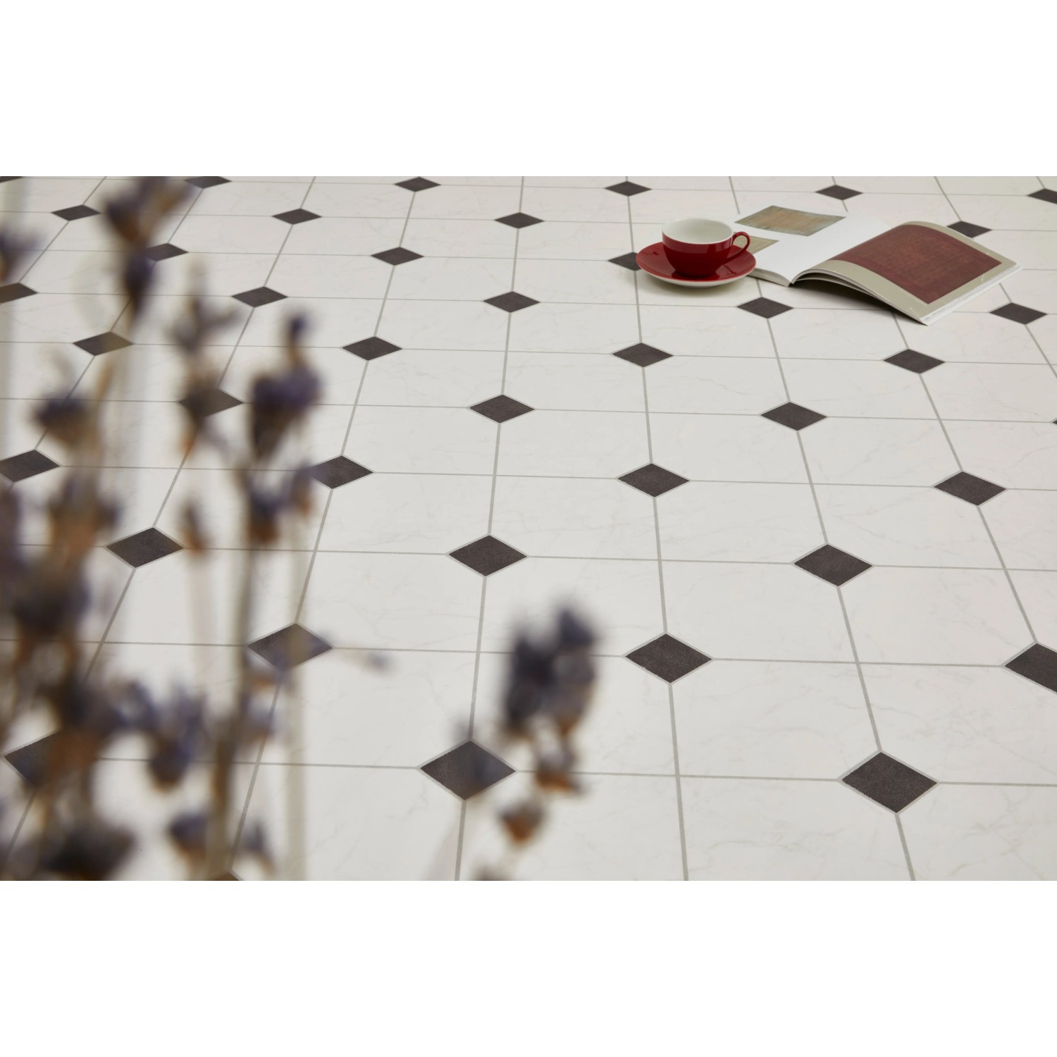 Pvc Boden Meterware Gunstig Fliesenoptik