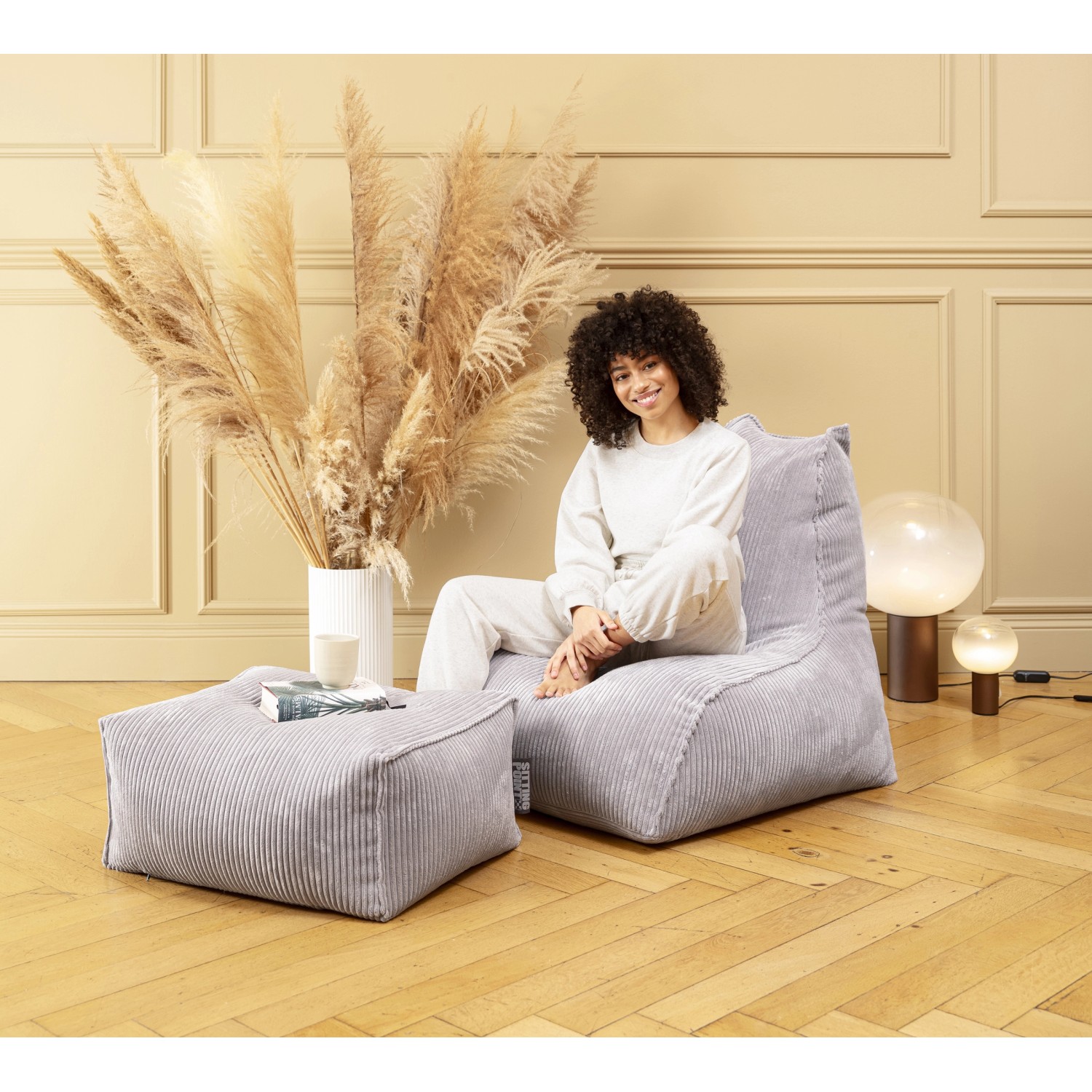 Sitting Point Hocker Roll Shara 100 l Grau kaufen bei OBI