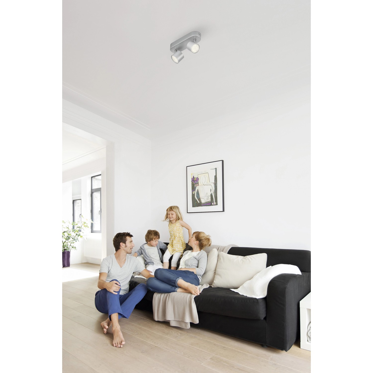 Philips LED-Spot 2er Star Silber kaufen bei OBI