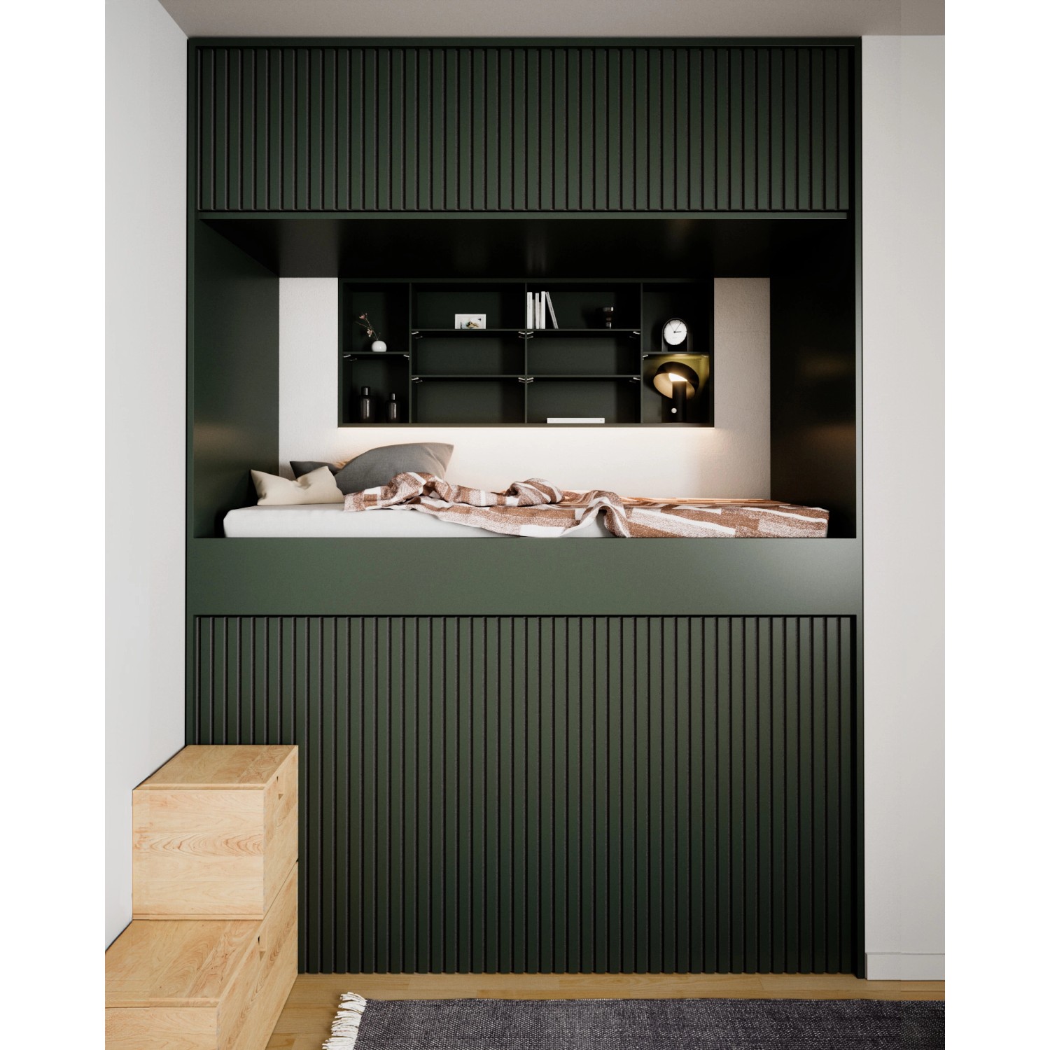 Akustikpaneel Linoleum Conifer MDF Schwarz Filz Schwarzer 60 cm x 300 ...