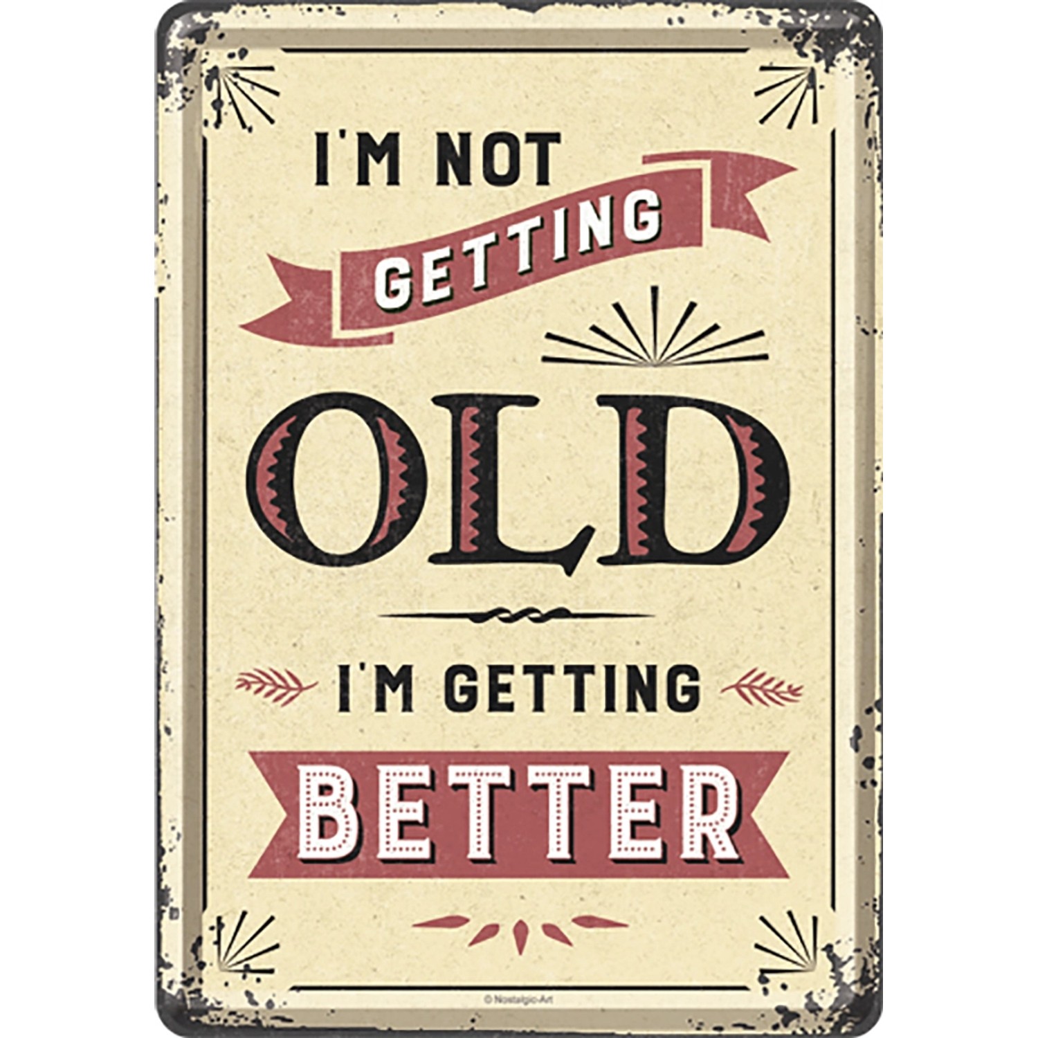 Nostalgic-Art Blechpostkarte I'm Not Getting Old 10 cm x 14 cm kaufen ...
