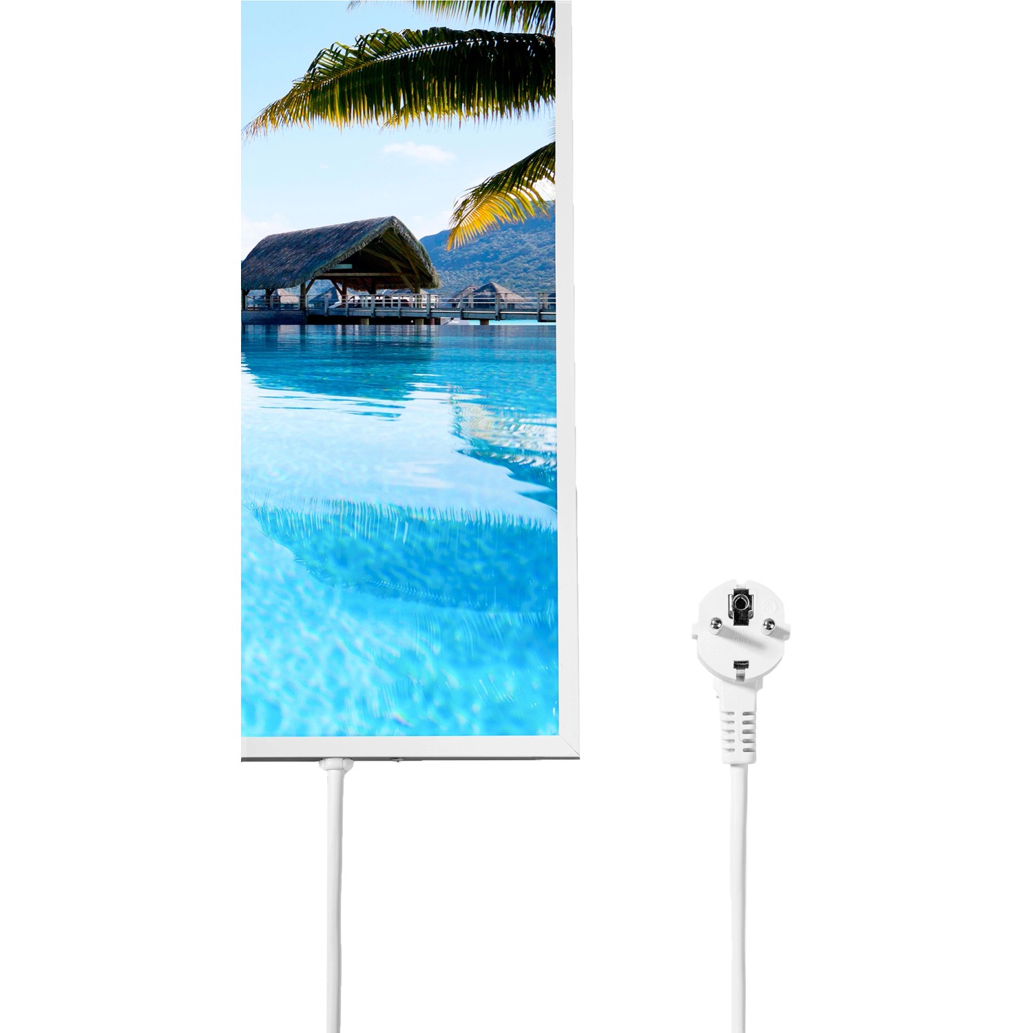 Könighaus Infrarotheizung Panorama-Serie 50 cm x 60 cm 300 W Bora Bora ...