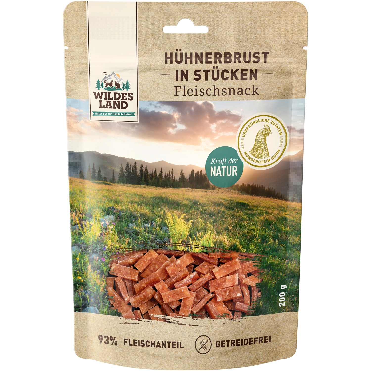 Wildes Land Hund Snack Hühnerbrust in Stücken 200 g kaufen bei OBI