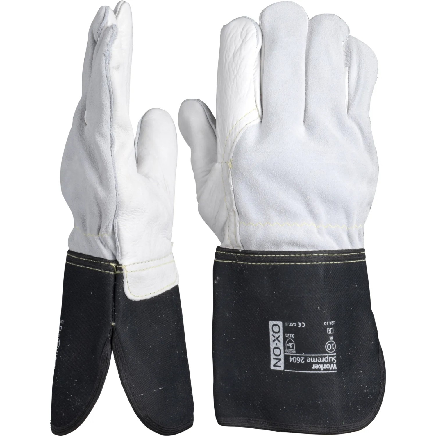 OX-ON Handschuh Worker Supreme 2604 Schwarz-Grau-Weiß Gr. 11 kaufen bei OBI
