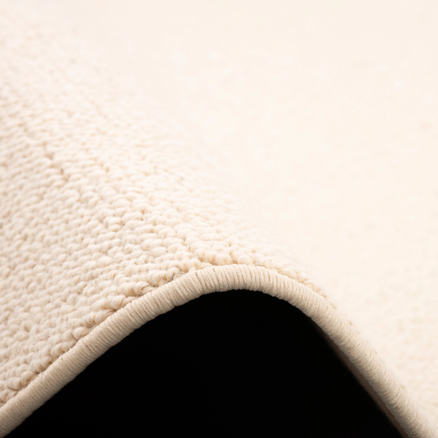 Snapstyle Natur Teppich Wolle Berber Wollweiss 100cm Rund kaufen bei OBI