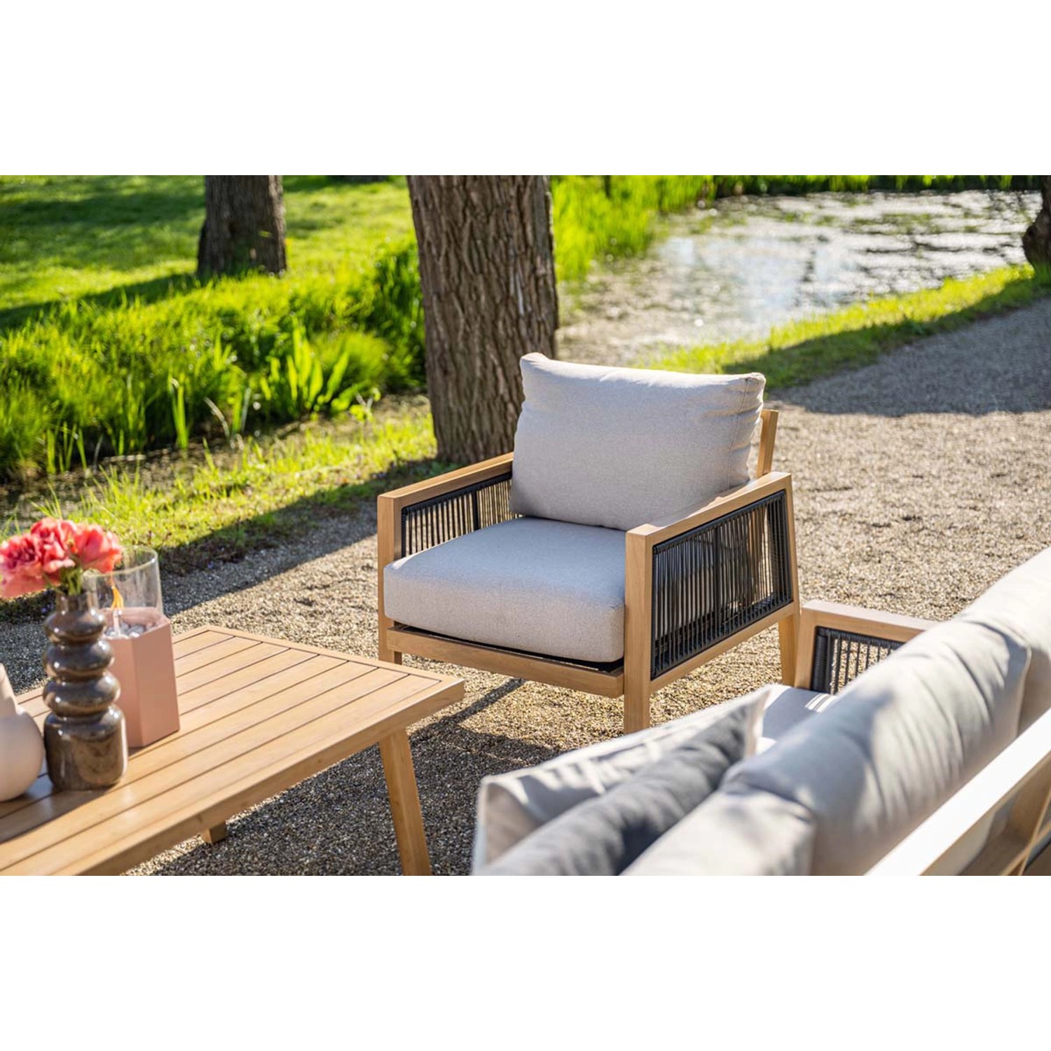 Garden Impressions Loungeset Decala 4-tlg Light Teaklook kaufen bei OBI