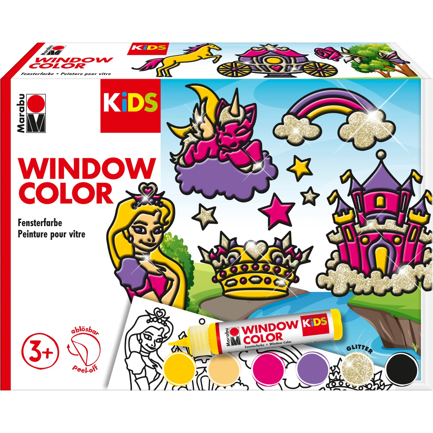 Marabu Kids Window Color-Set Prinzessin 6x 25 ml kaufen bei OBI