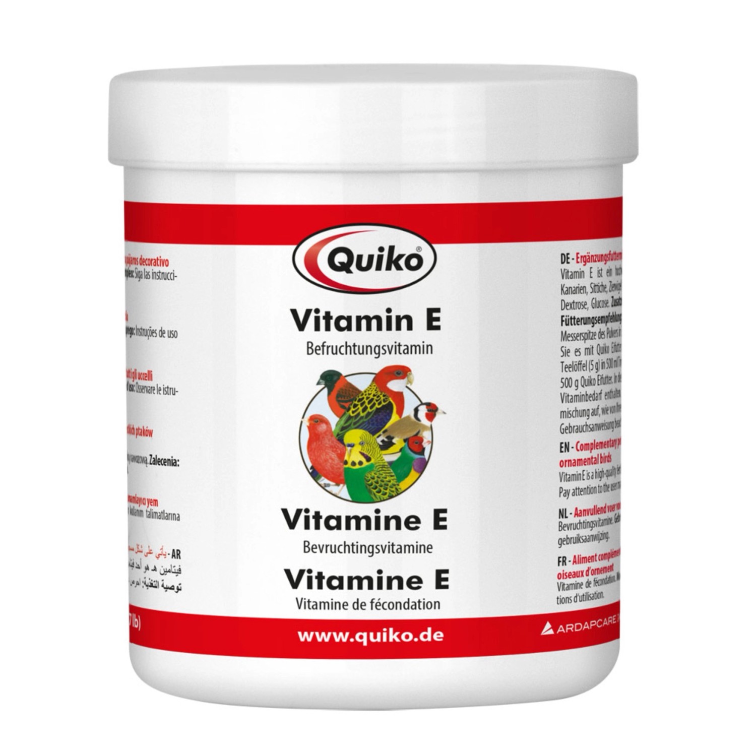 Quiko Vitamin E Ergänzungsfutter für Kanarien & Ziervögel 350 g kaufen ...