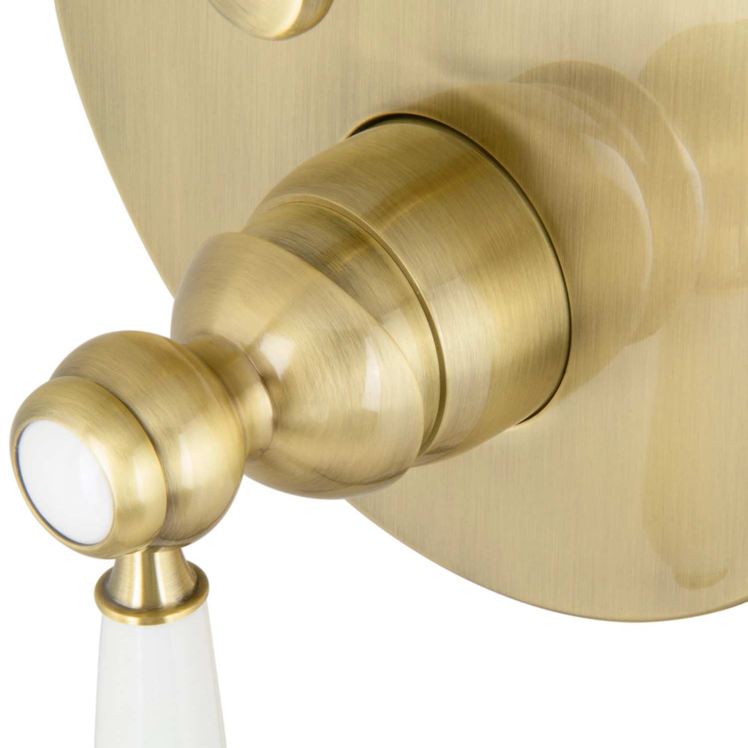 PaulGurkes Unterputz Nostalgie Retro Antik Regendusche Set Messing Bronze kaufen bei OBI