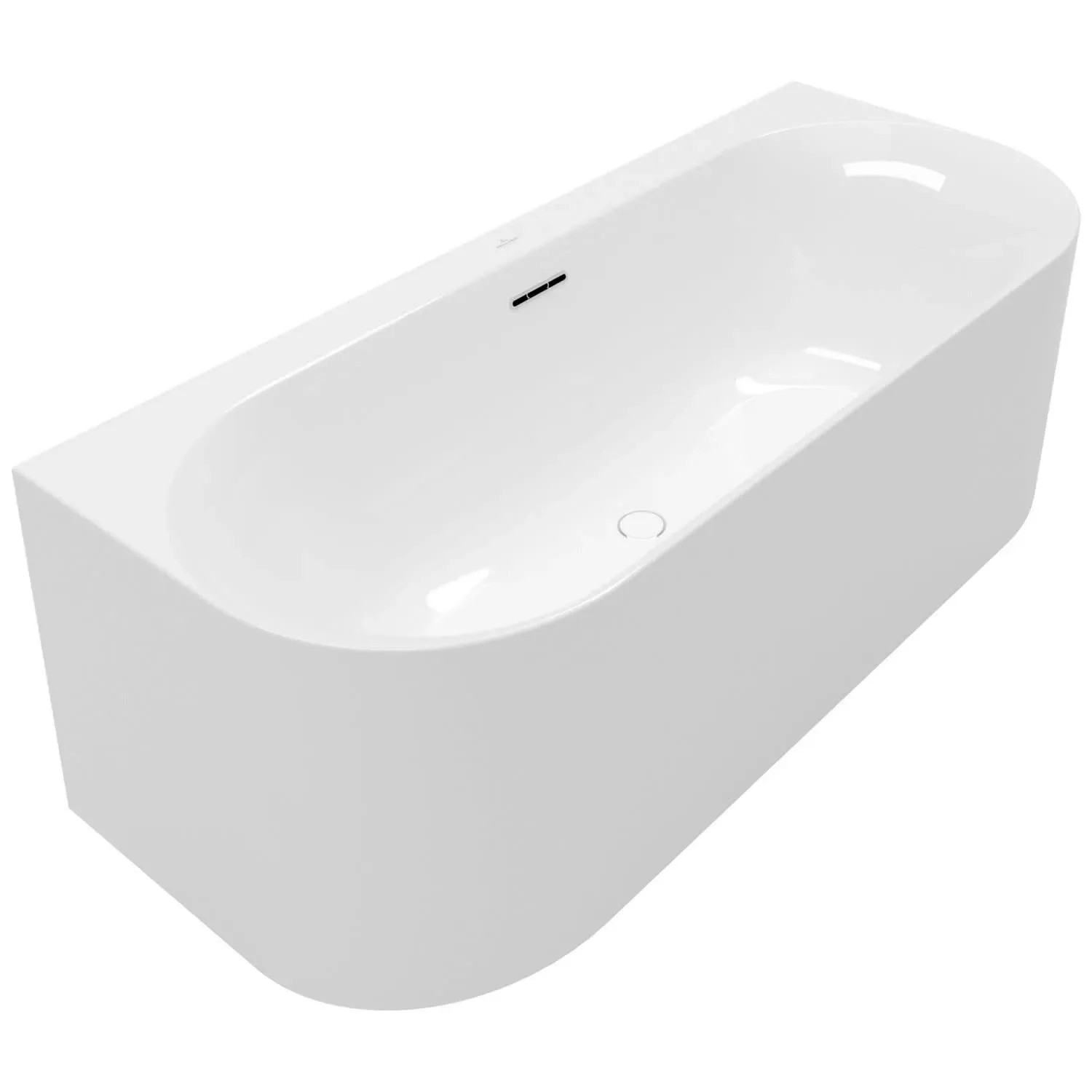 Villeroy & Boch Vorwand-Badewanne 170 x 75 cm Loop & Friends Oval Duo ...