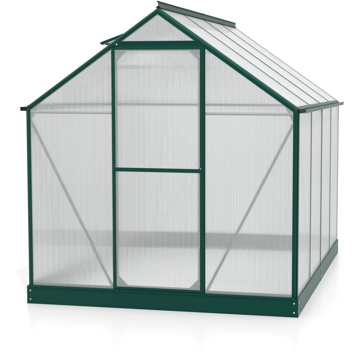 Gewächshaus Triton 5000 HKP 4 mm Dunkelgrün inkl. Fundament kaufen bei OBI
