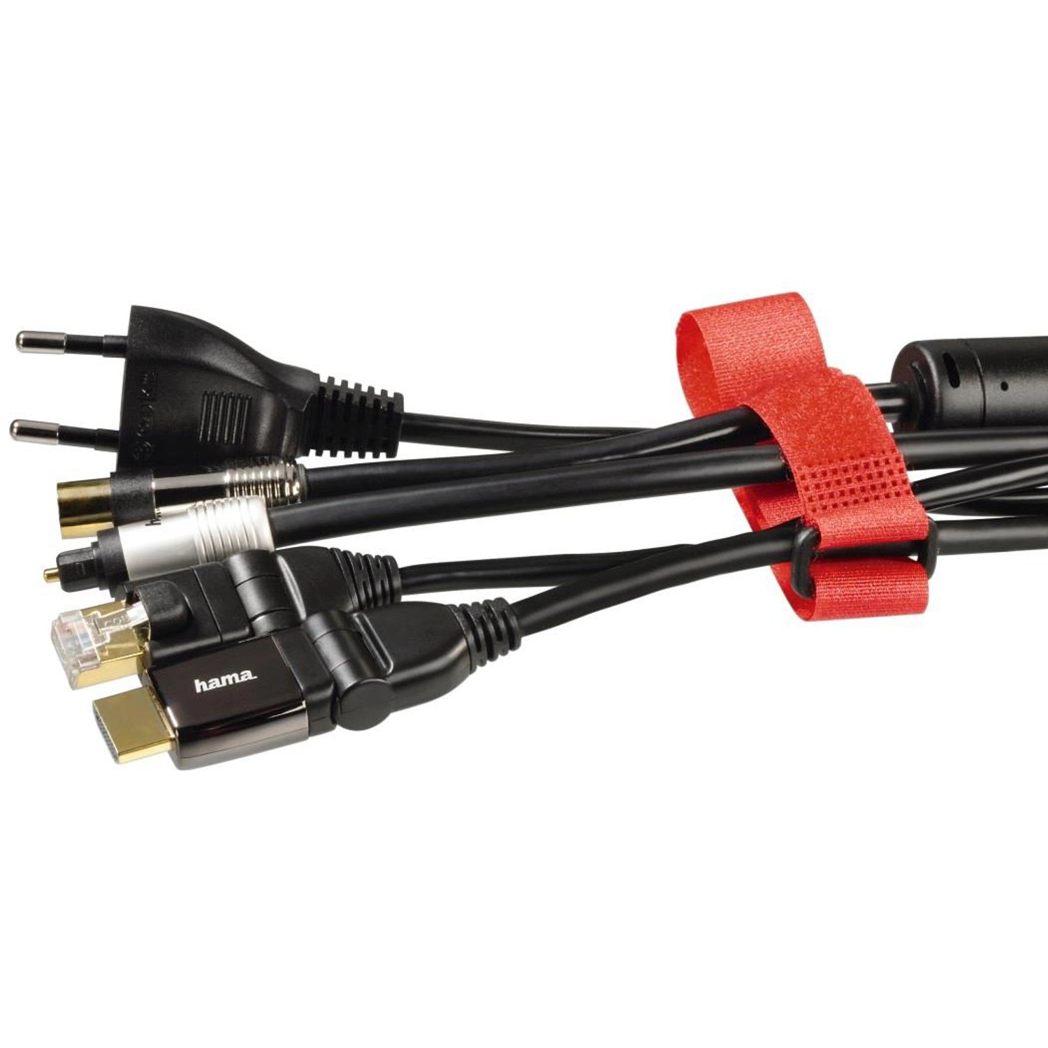 Hama Klett-Kabelbinder m. Öse Wiederverwendbar 20 mm x 250 mm ...