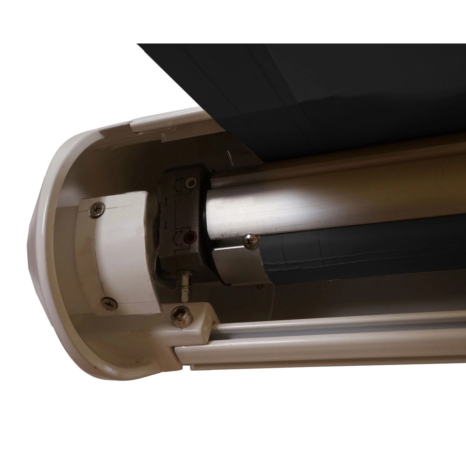 MCW Kassetten-Markise H124 Volant Ausfahrbar 4,5x3m Polyester Anthrazit kaufen bei OBI