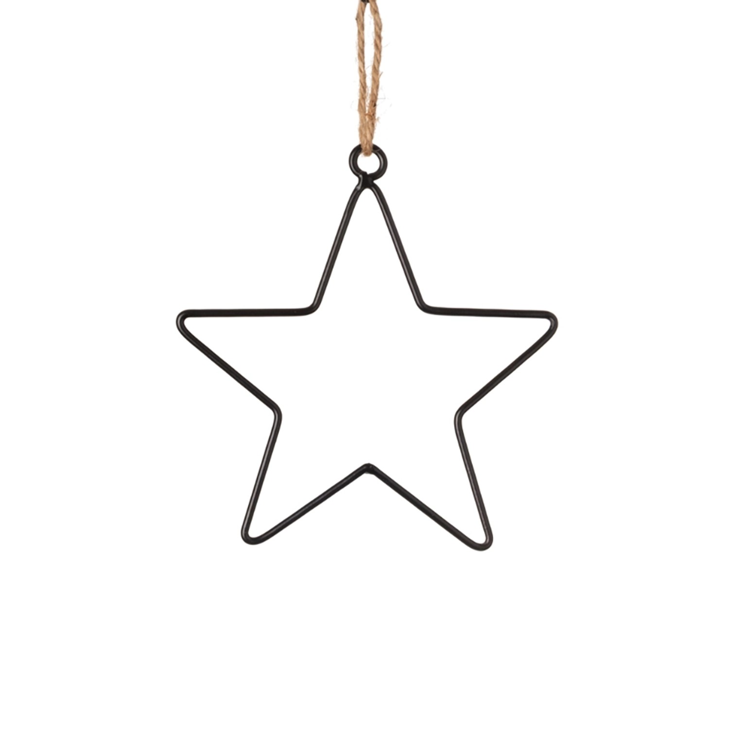 Metall-Stern 15 cm x 15,5 cm Schwarz kaufen bei OBI