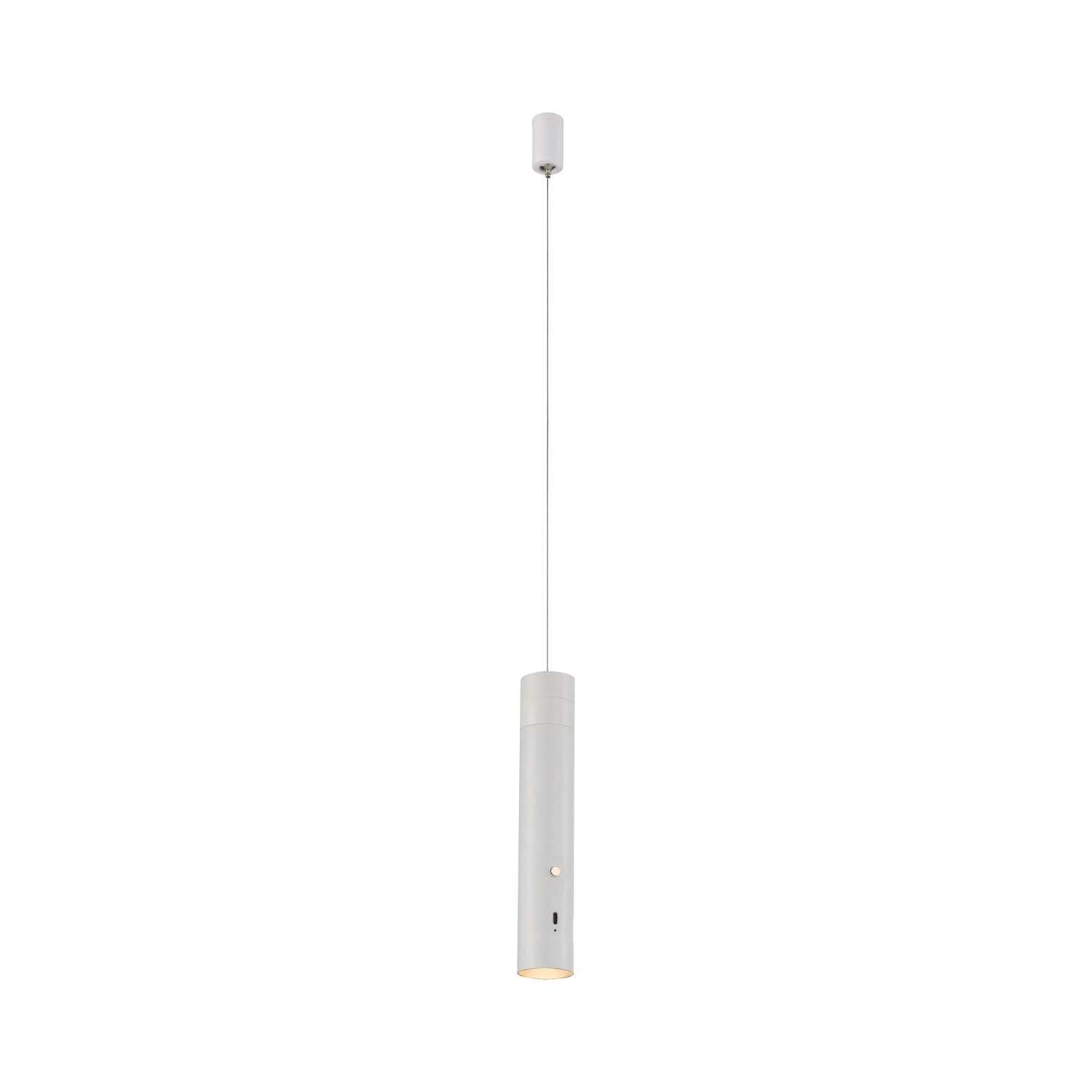 Just Light. LED-Akku-Pendelleuchte Attach Weiß 120 cm x Ø 16 kaufen bei OBI
