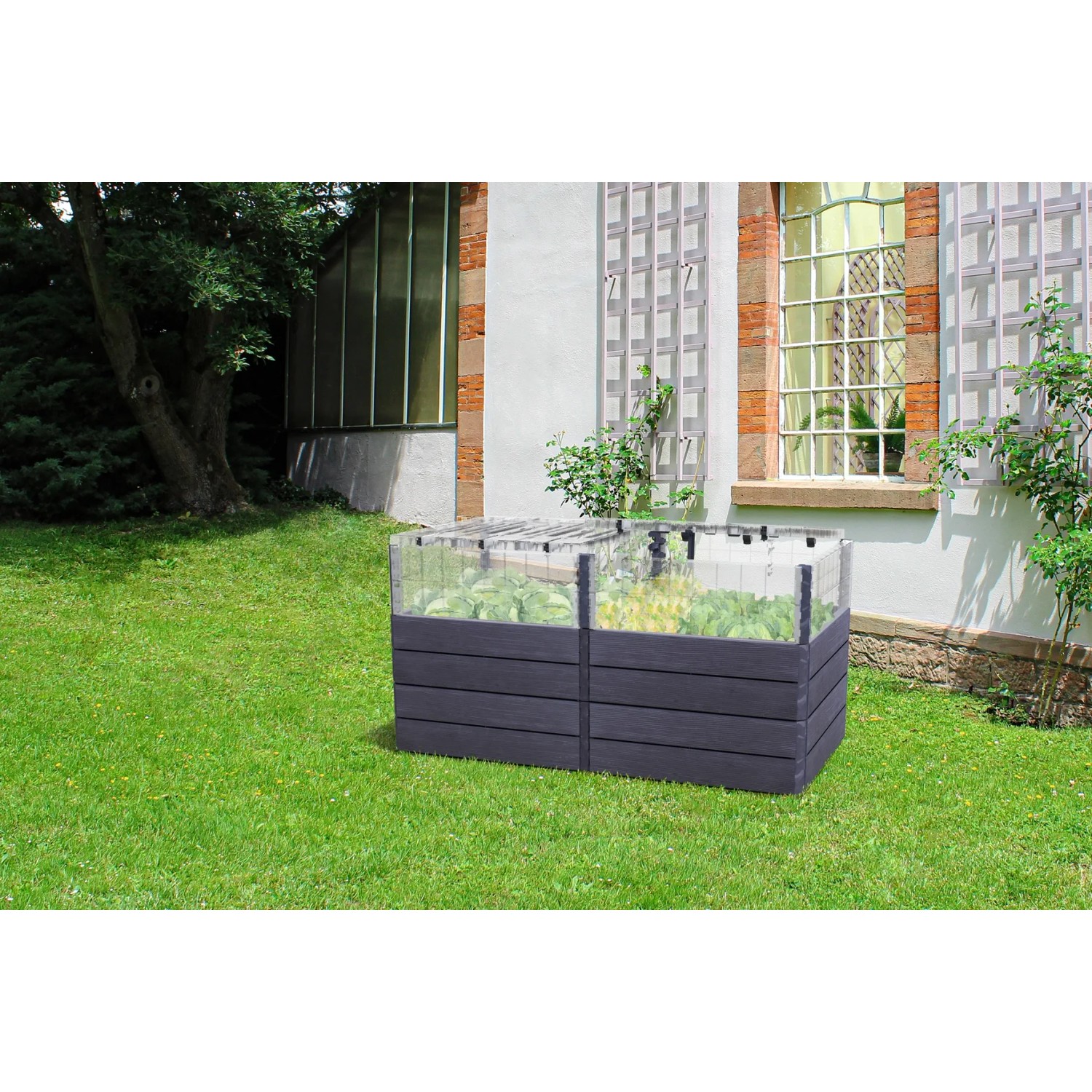 Garantia Hochbeet-System 2 L Turbo Plus Ergo Quadro 80 cm x 160 cm x 80 ...