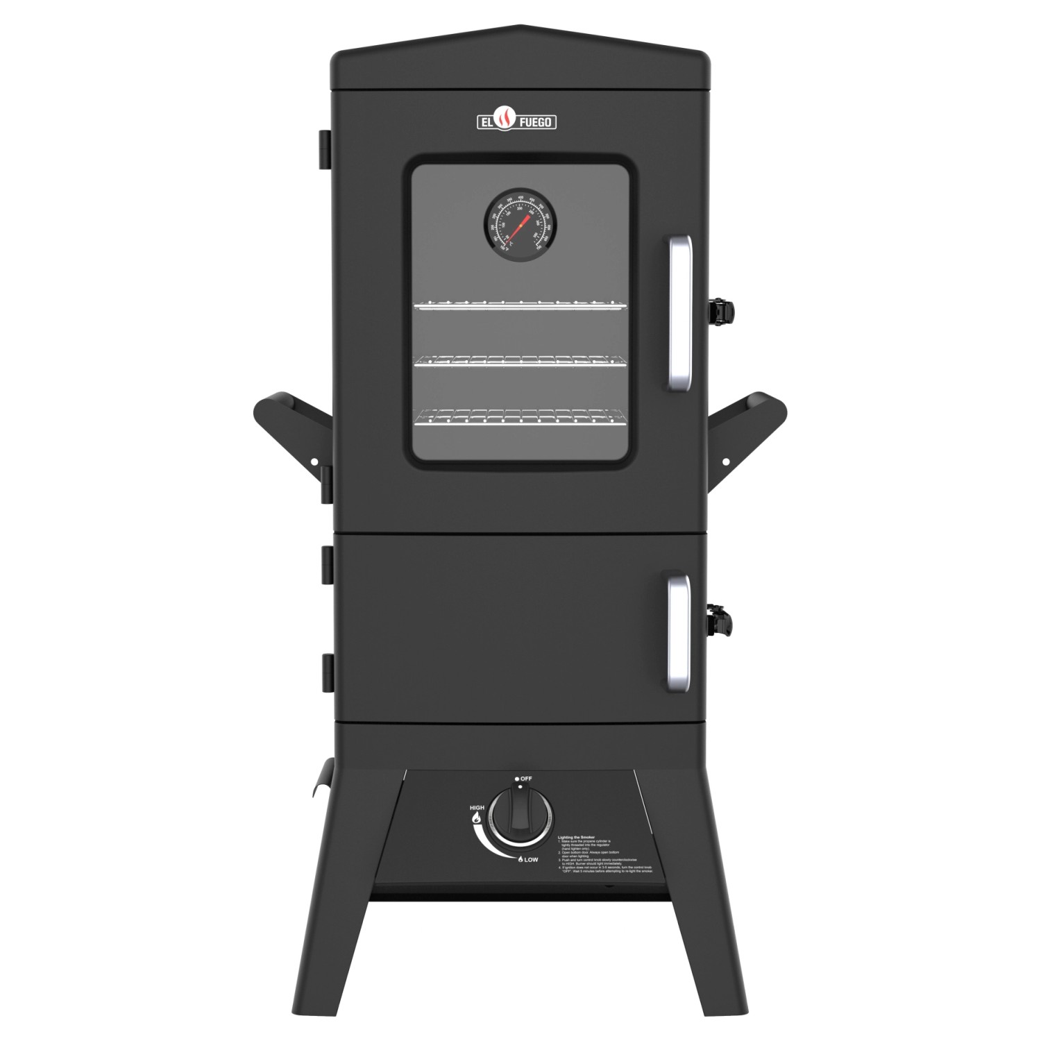 EL Fuego Gasgrill Smoker Portland W2 50 x 107 x 48 cm kaufen bei OBI