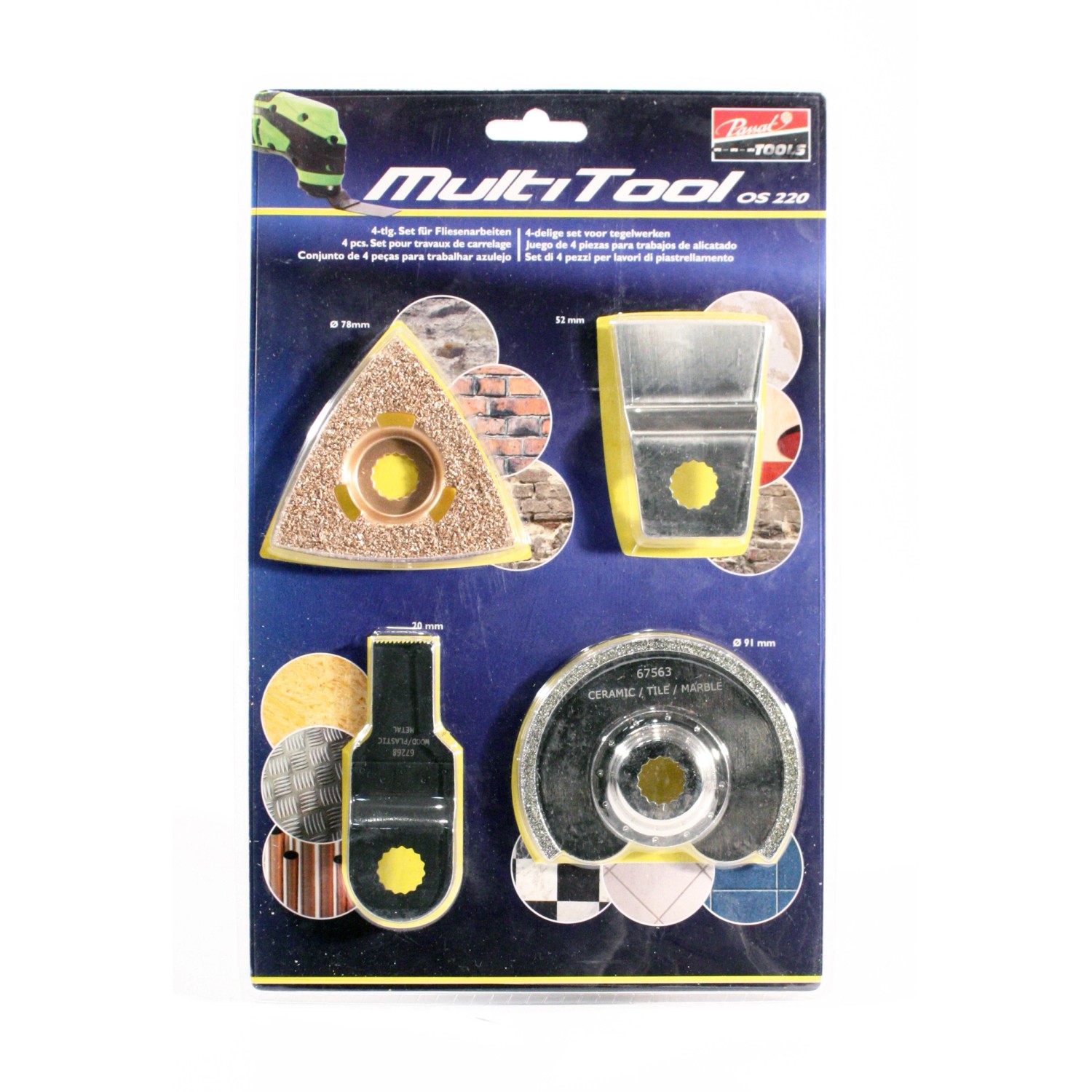 Multitool Zubehör-Set für Fliesenarbeiten 4-tlg. kaufen bei OBI