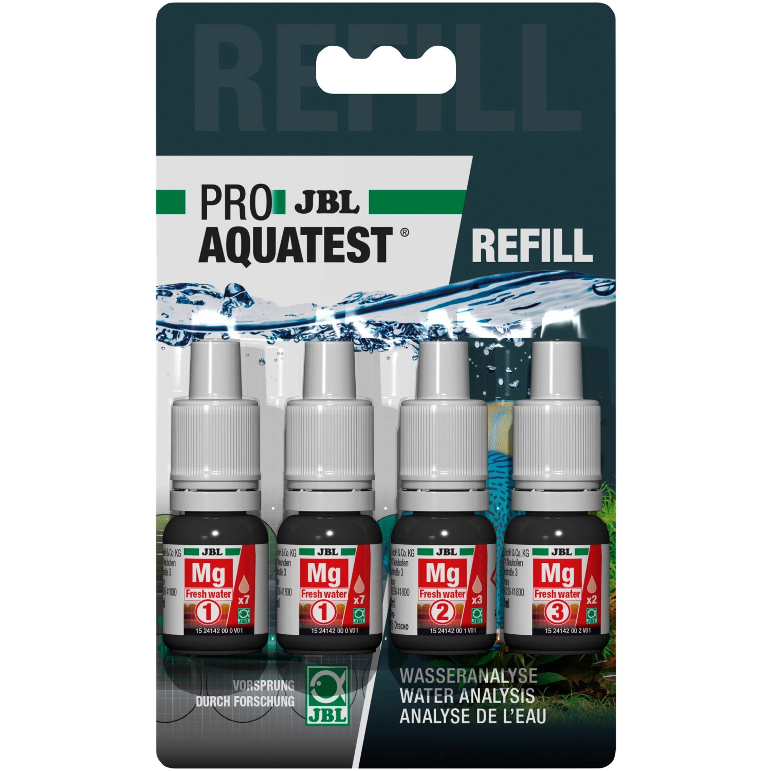 JBL Wassertest-Reagenz ProAquaTest Mg Magnesium Fresh water Refill ...