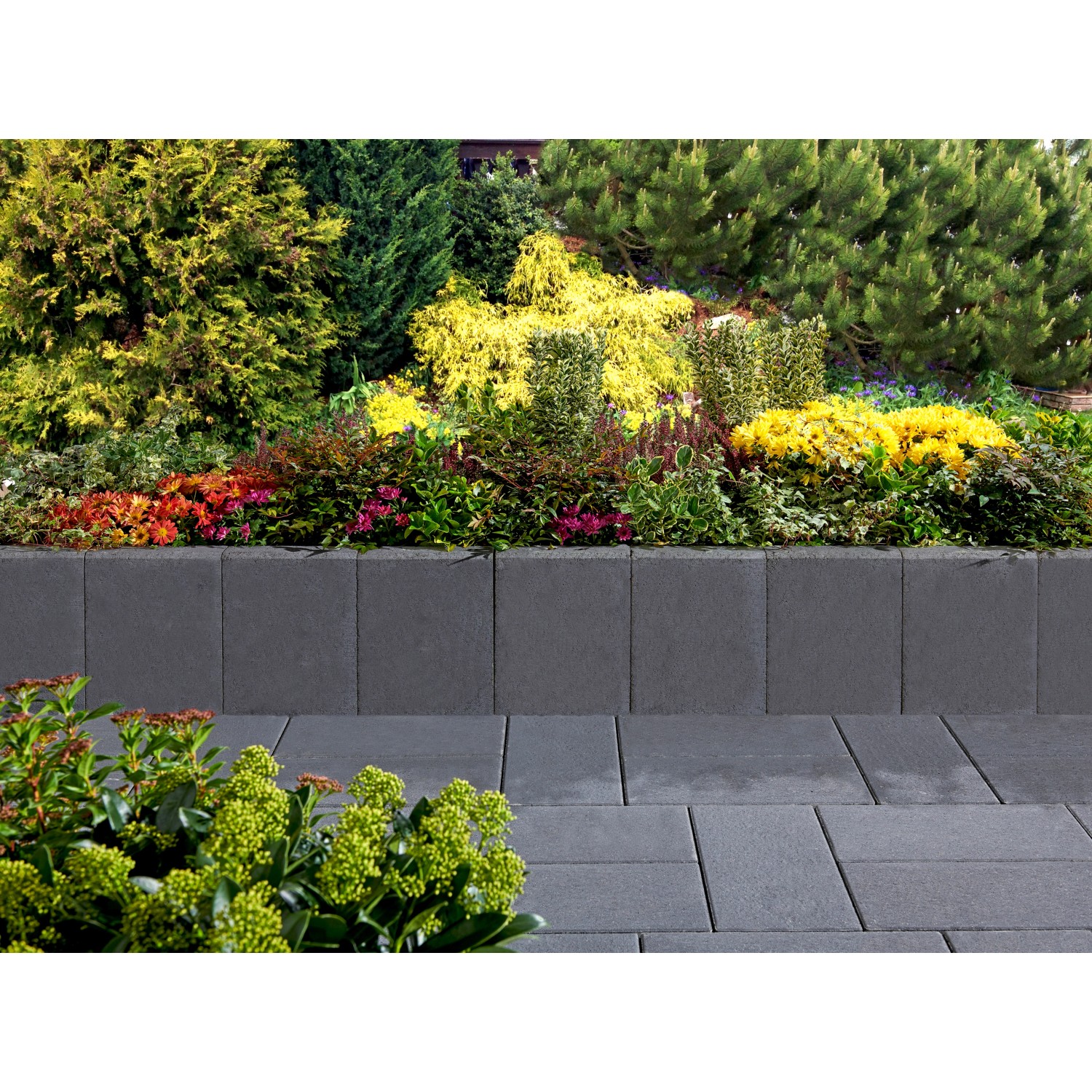 Kann Winkelstein Vero Graphit 30 cm x 25 cm x 40 cm kaufen bei OBI