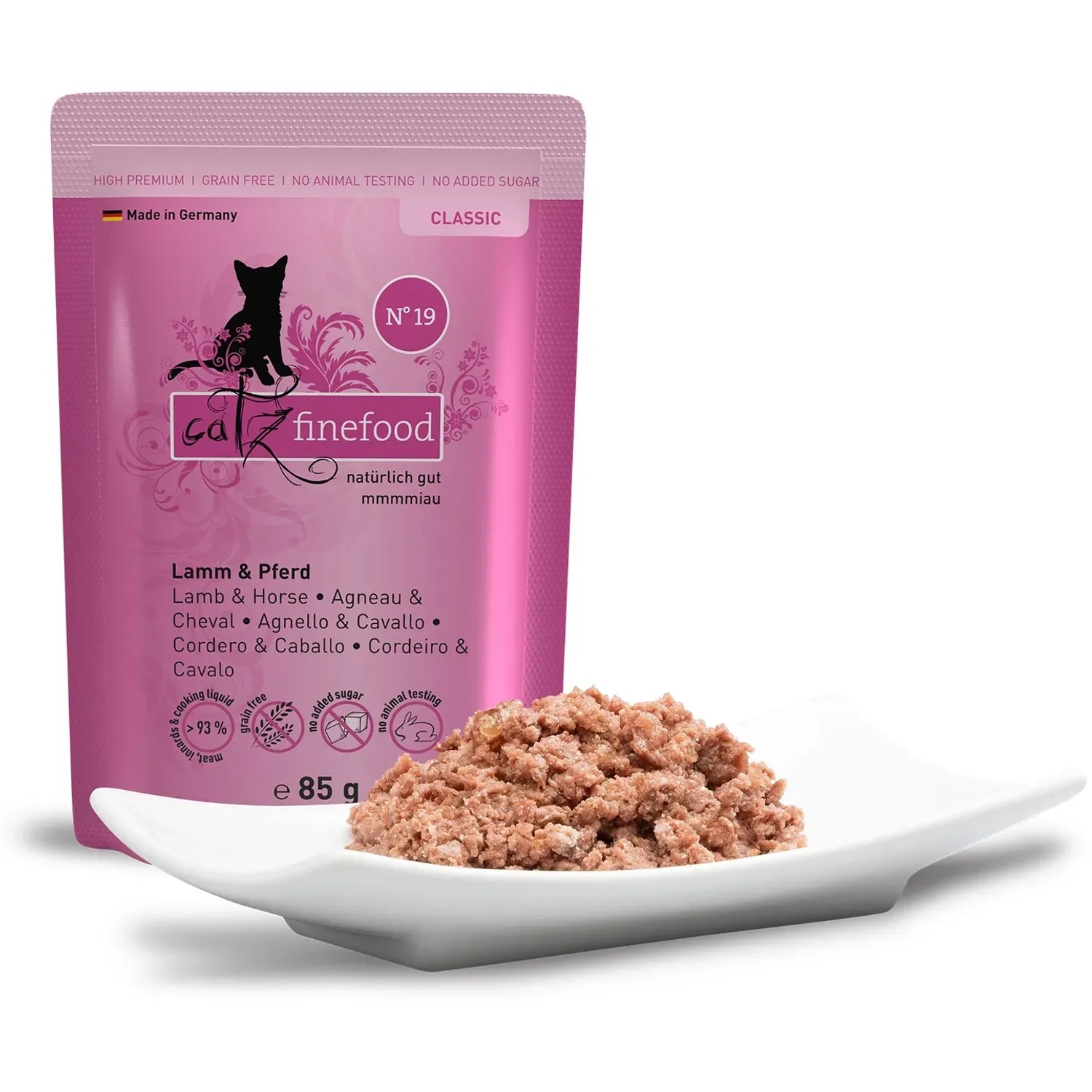 Catz Finefood Katzenfutter No.19 Lamm und Pferd 85 g kaufen bei OBI