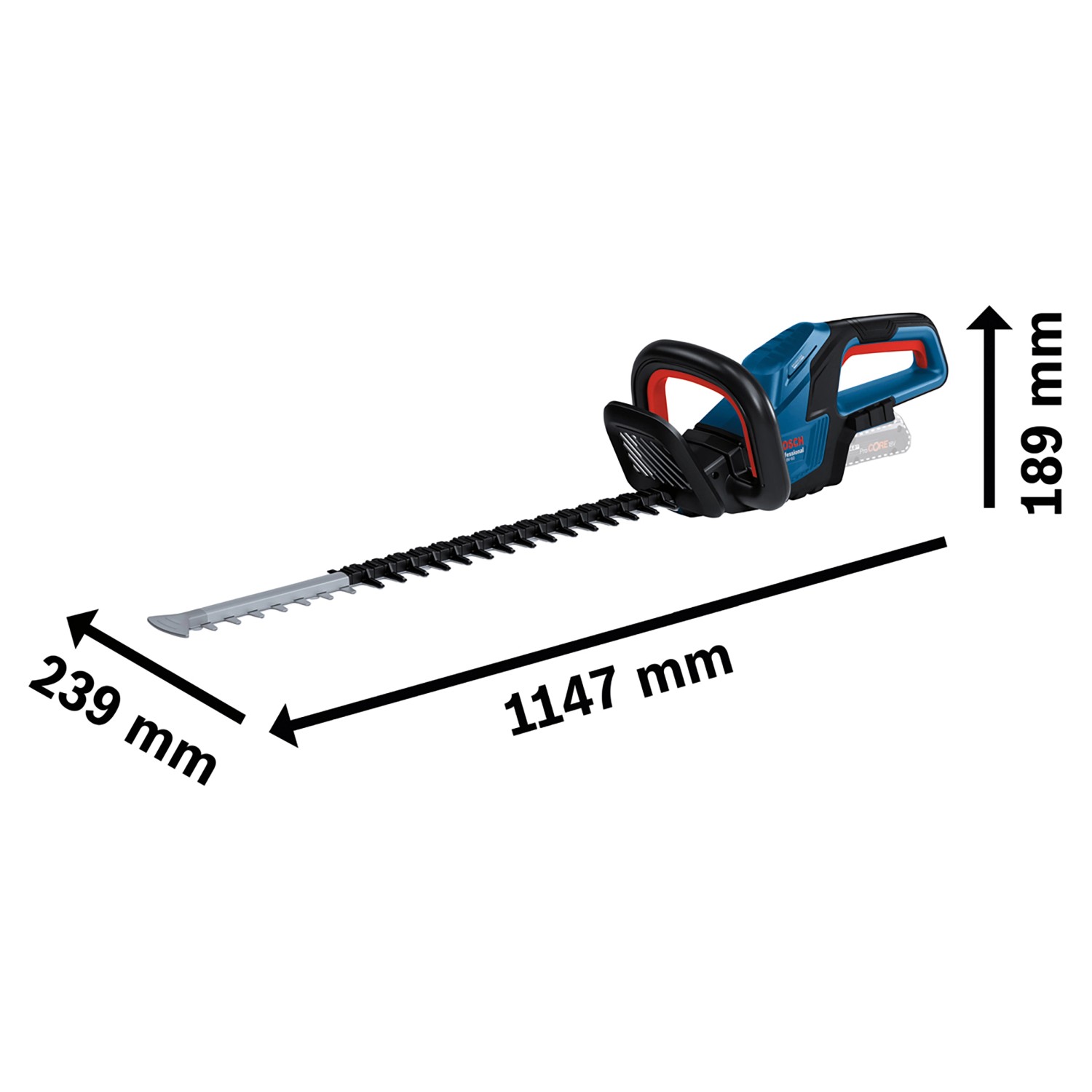 Bosch Professional Akku-Heckenschere GHE 18V-60 Solo bei OBI