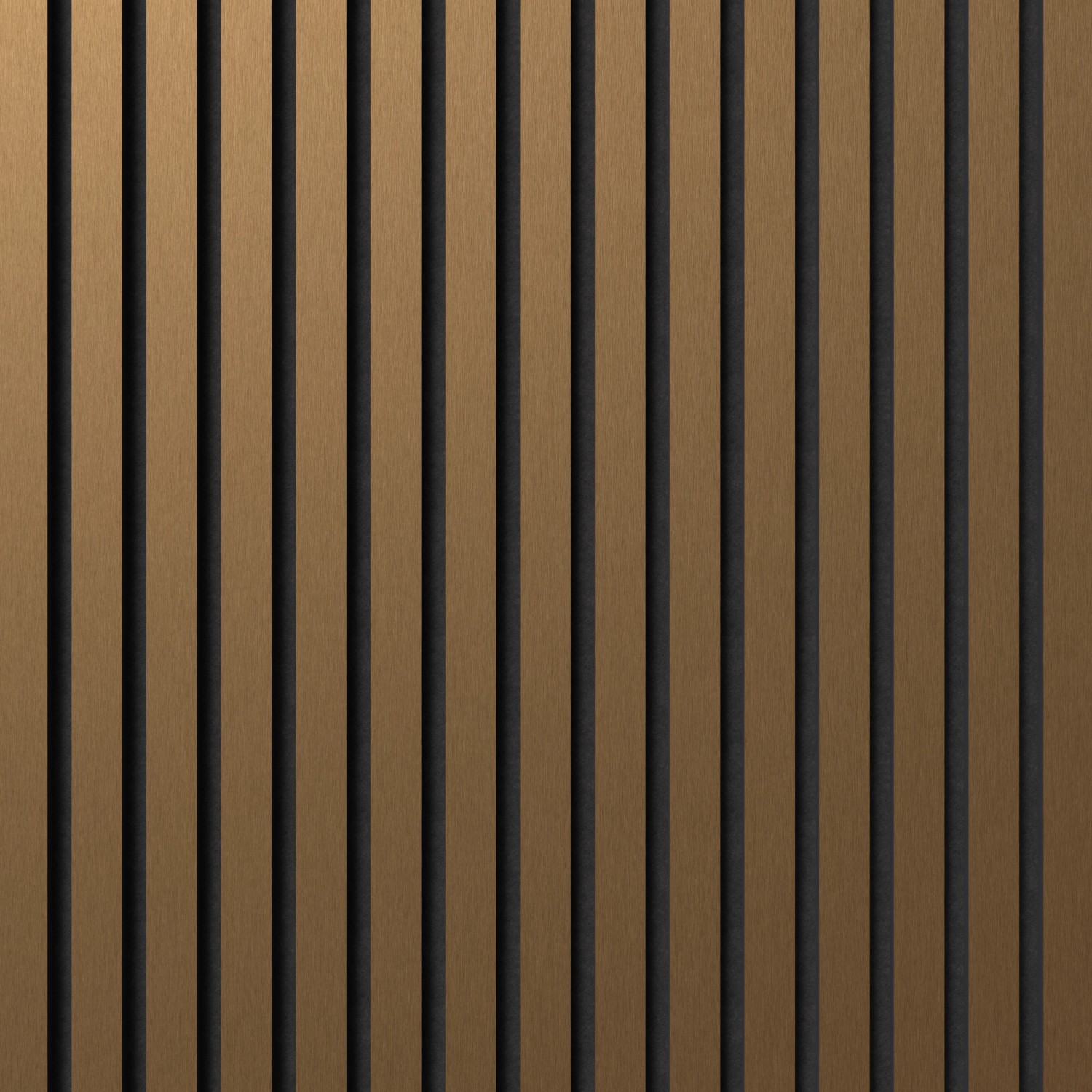 Denpanels Akustikpaneel Metal Kupf MDF 300 x 60 x 1,9 cm Schwarz kaufen ...