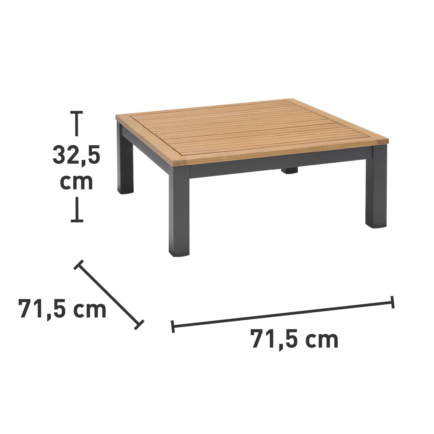 Gartentisch Bonlee Quadratisch FSC® 71,5 cm x 71,5 cm kaufen bei OBI