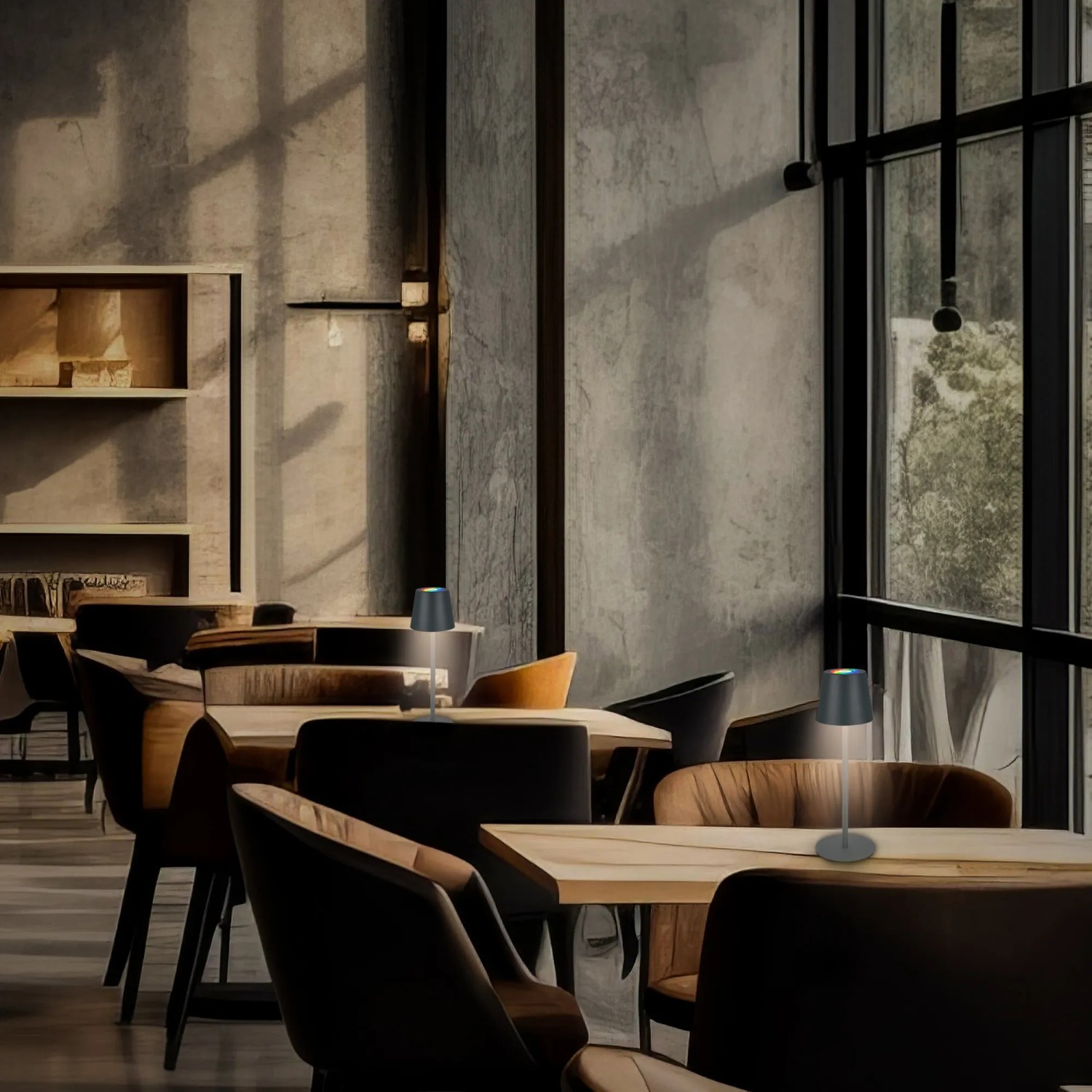 Brilo Akku-Tischleuchte Cilano 3er-Set RGB Dimmbar Touch Schwarz kaufen ...