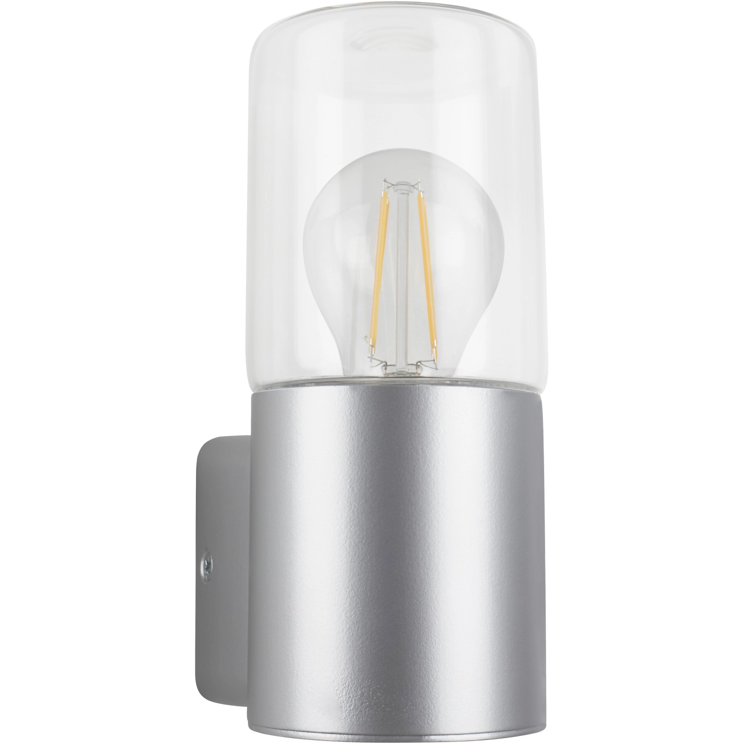 Telefunken Außenleuchte Ampolo Silberfarbig E27 kaufen bei OBI
