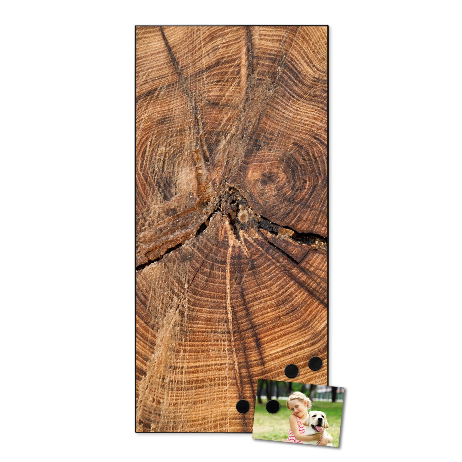 Banjado Magnettafel 37x78cm Magnetwand Schwarz Aus Metall ...