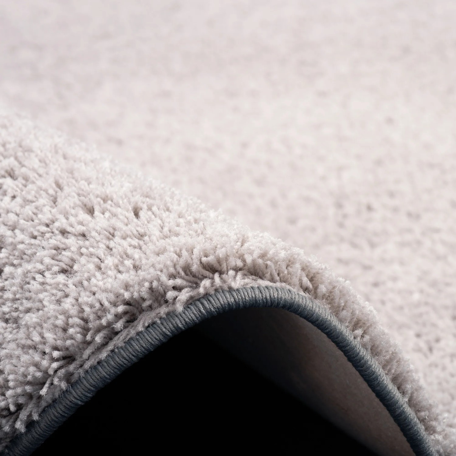 Snapstyle Hochflor Shaggy Teppich Palace Rund Grau 100x100cm kaufen bei OBI