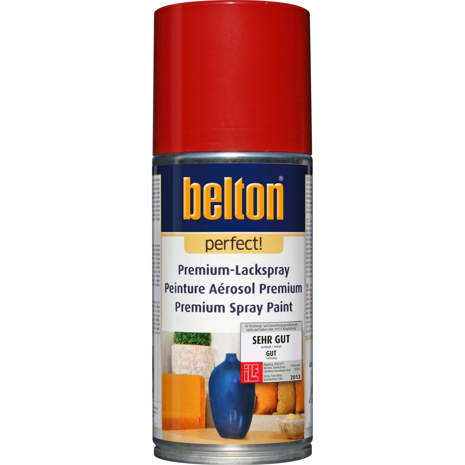 Belton Perfect Premium-Lackspray Rot seidenmatt 150 ml kaufen bei OBI
