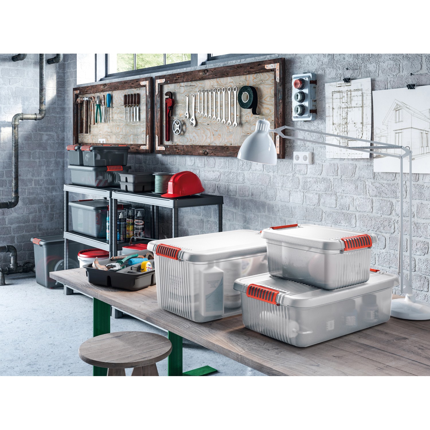 Aufbewahrungsbox K-Latch L mit Deckel kaufen bei OBI