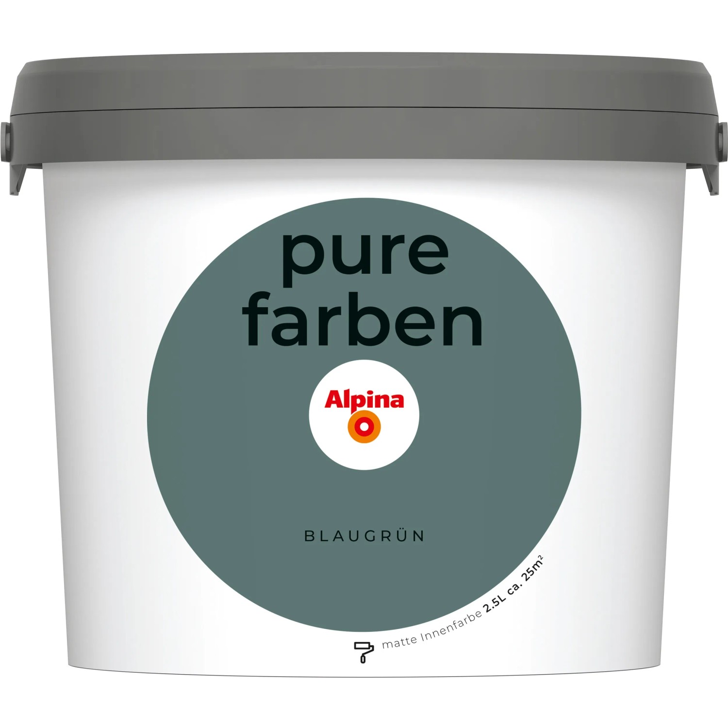 Alpina Wandfarbe Pure Farben Blaugrün 2,5 l kaufen bei OBI