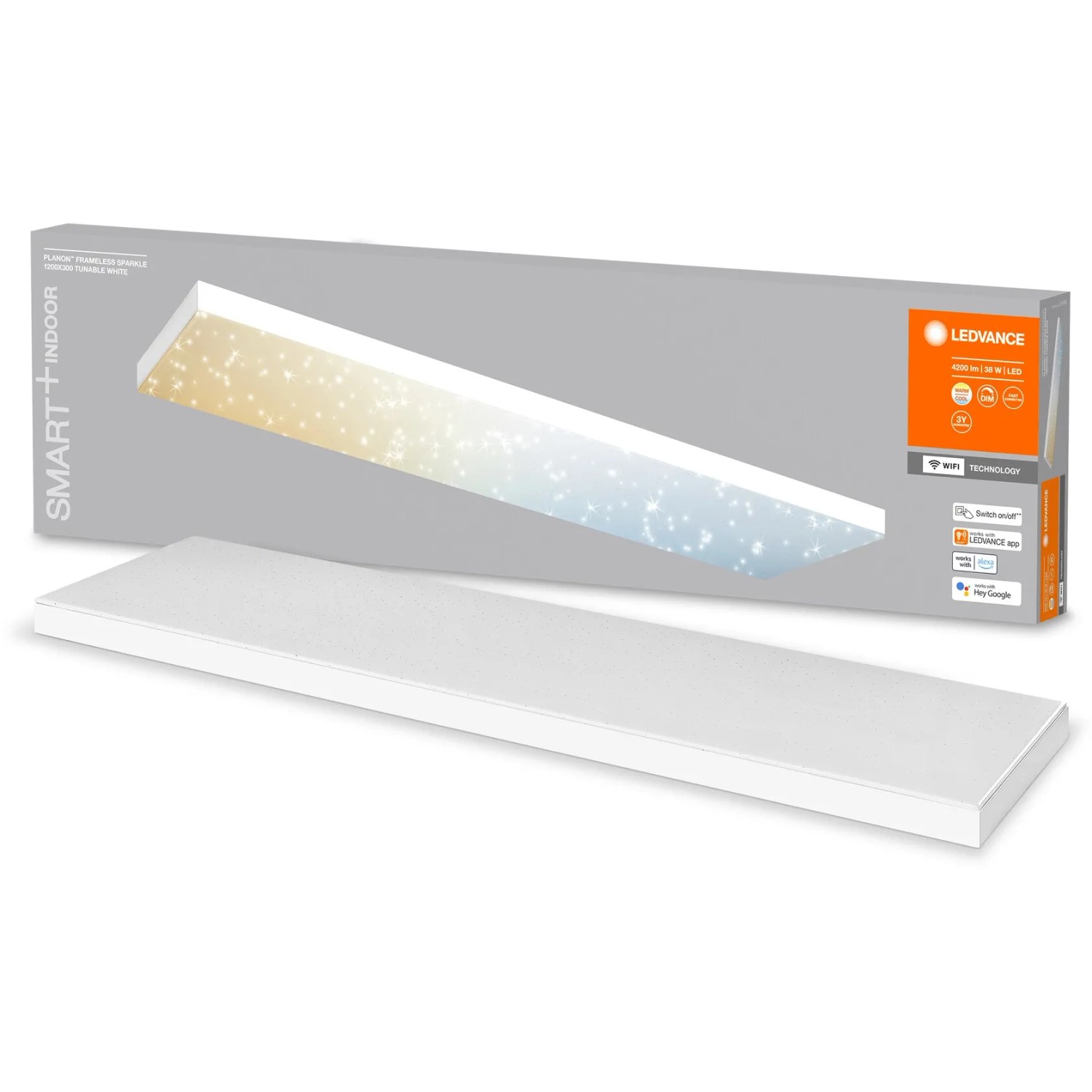 Ledvance Smart+ WiFi Panelleuchte Planon Rahmenlos Tunable White 120x30 cm kaufen bei OBI