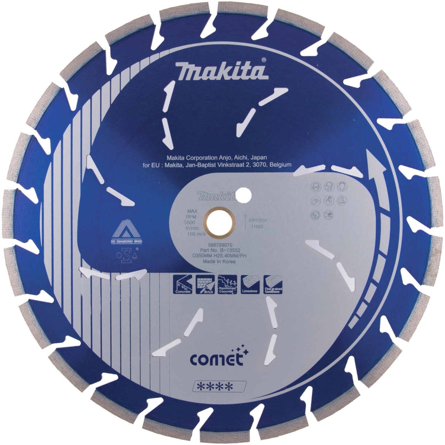 Makita Diamantscheibe Comet 350 mm x 25,4 kaufen bei OBI